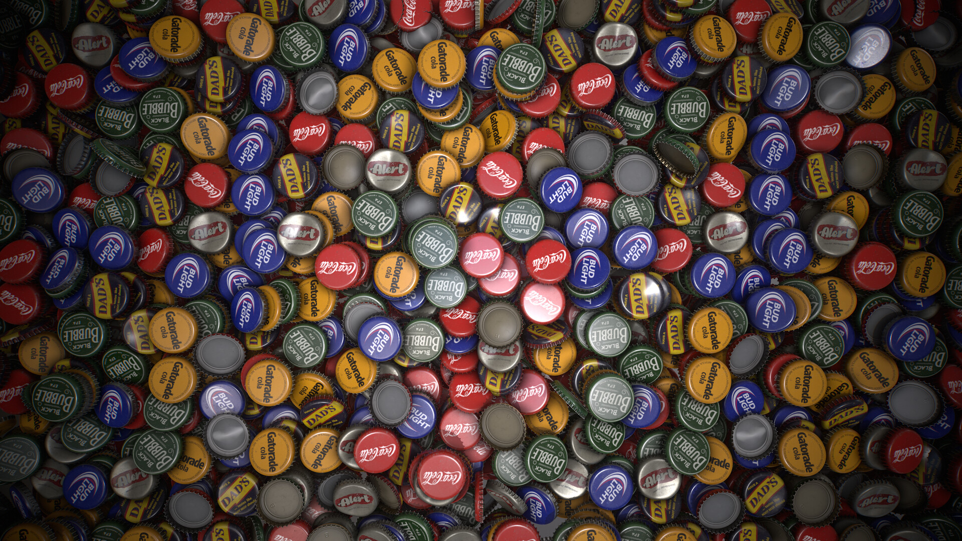 ArtStation - Bottle Caps