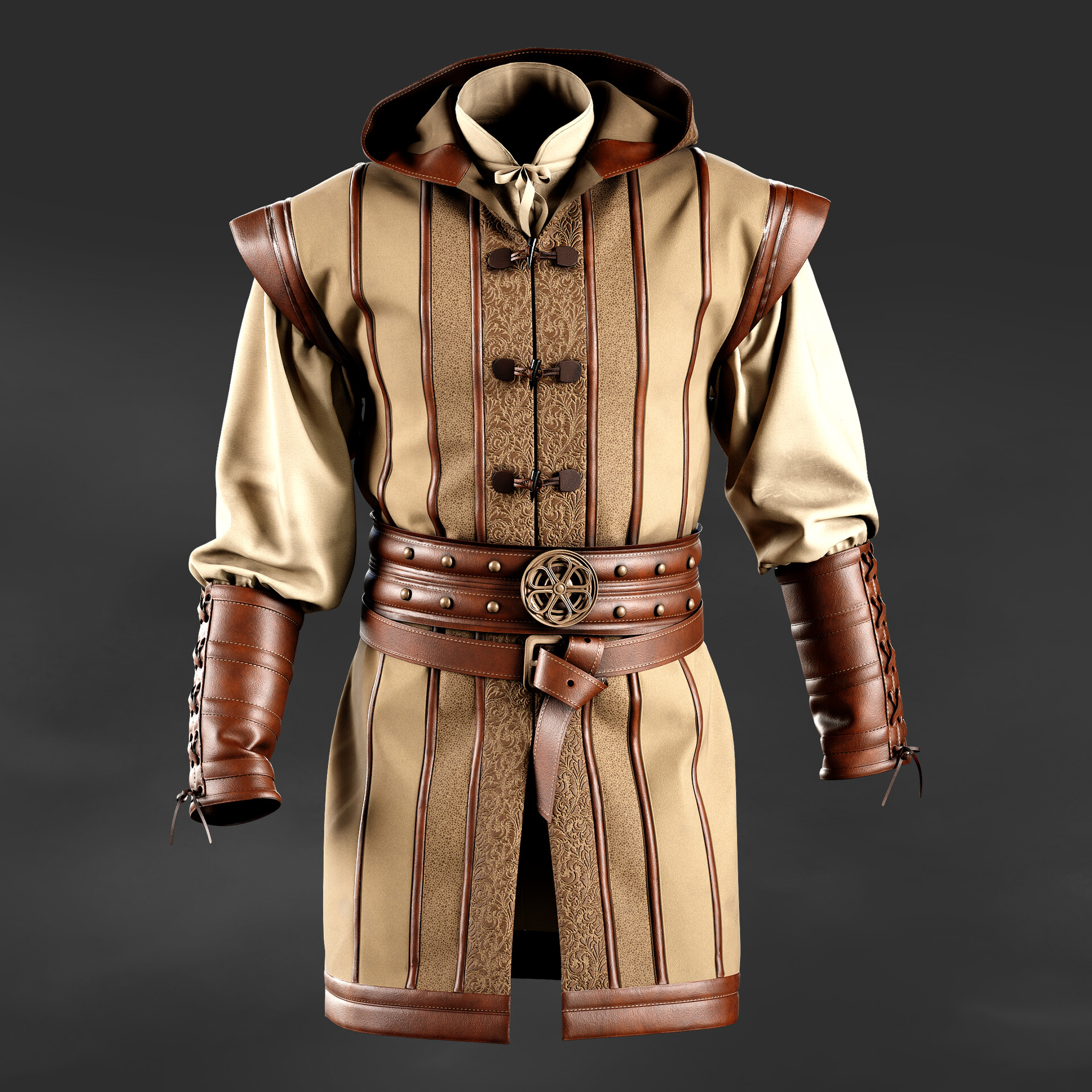 ArtStation - Medieval outfit (Male) 003/ Marvelous Designer / 4k ...