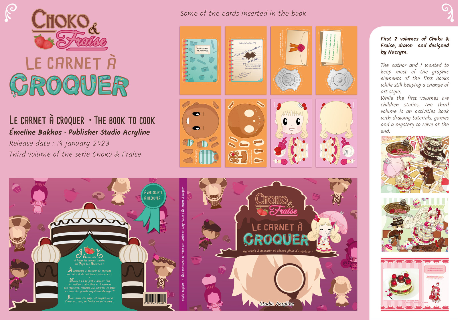 Aurélie Patte - Choko&Fraise : Le carnet à croquer project
