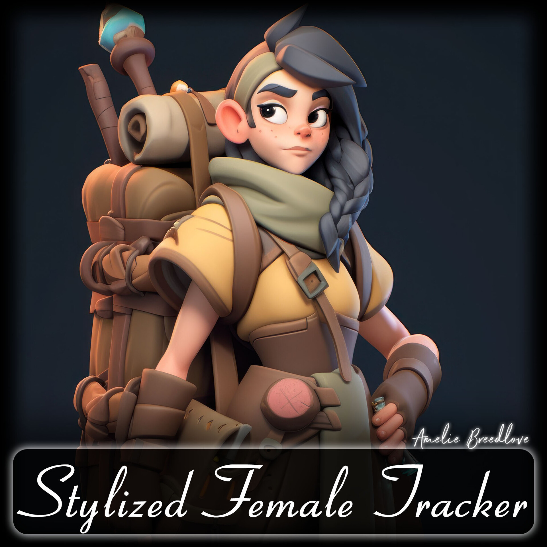 ArtStation - 200 Stylized Female Tracker Reference Pack | 4K | v.120