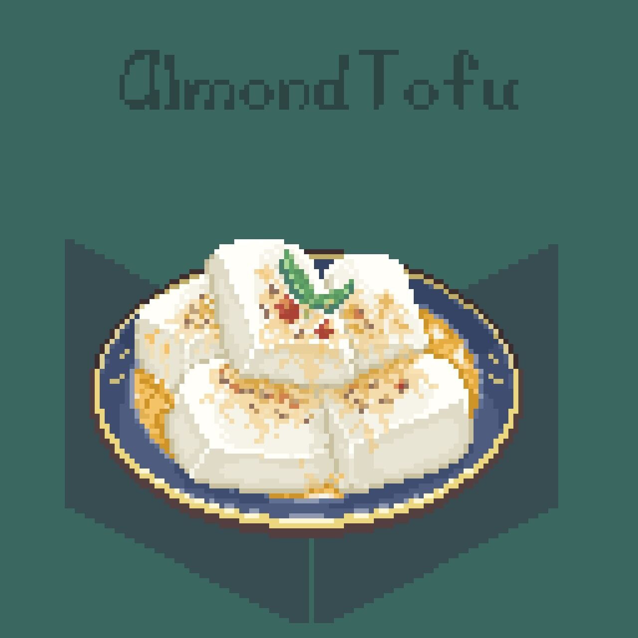 ArtStation - Almond tofu from Genshin Impact