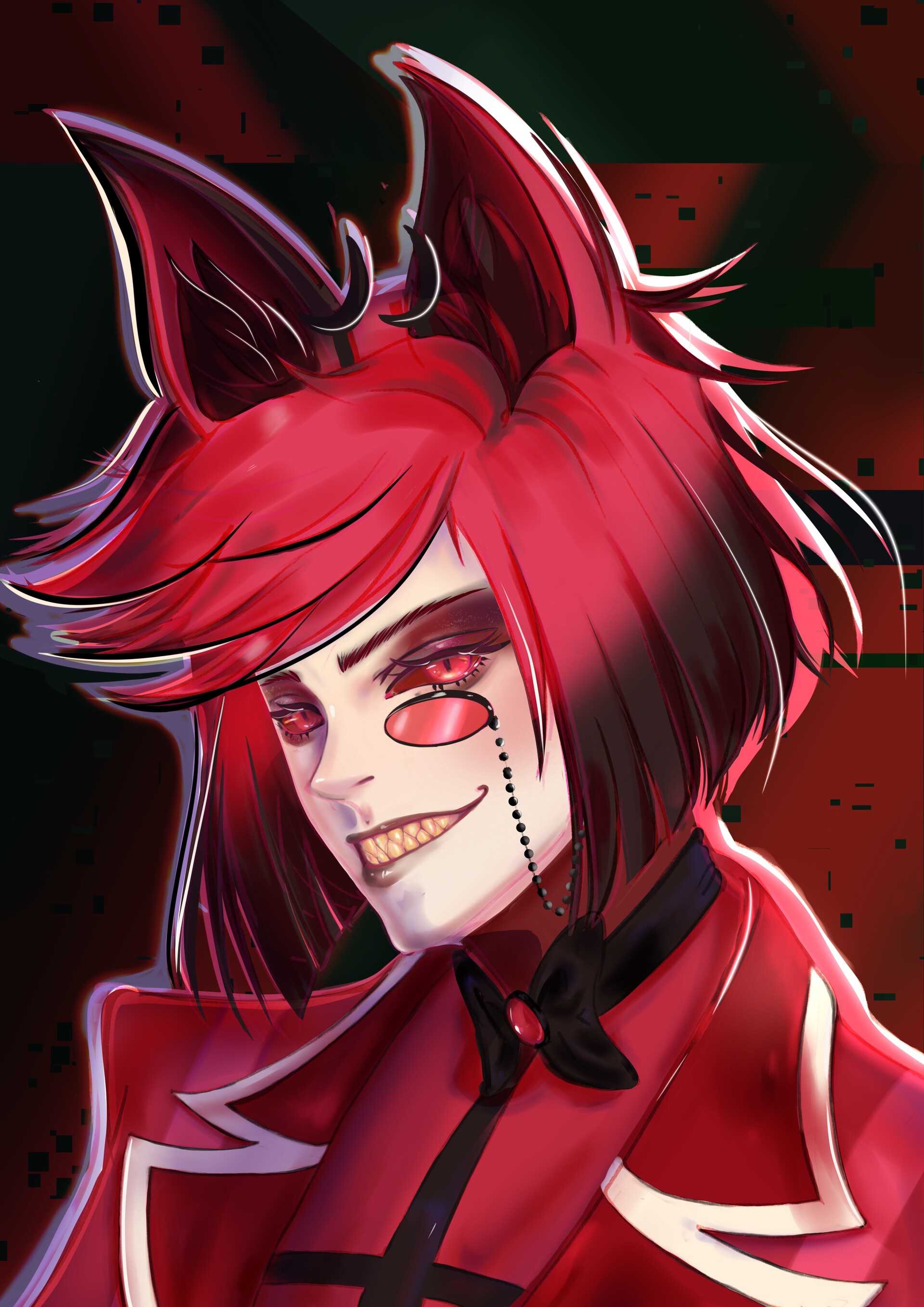 Artstation Alastor Hazbin Hotel Redeductaleister But As A Nun From ...