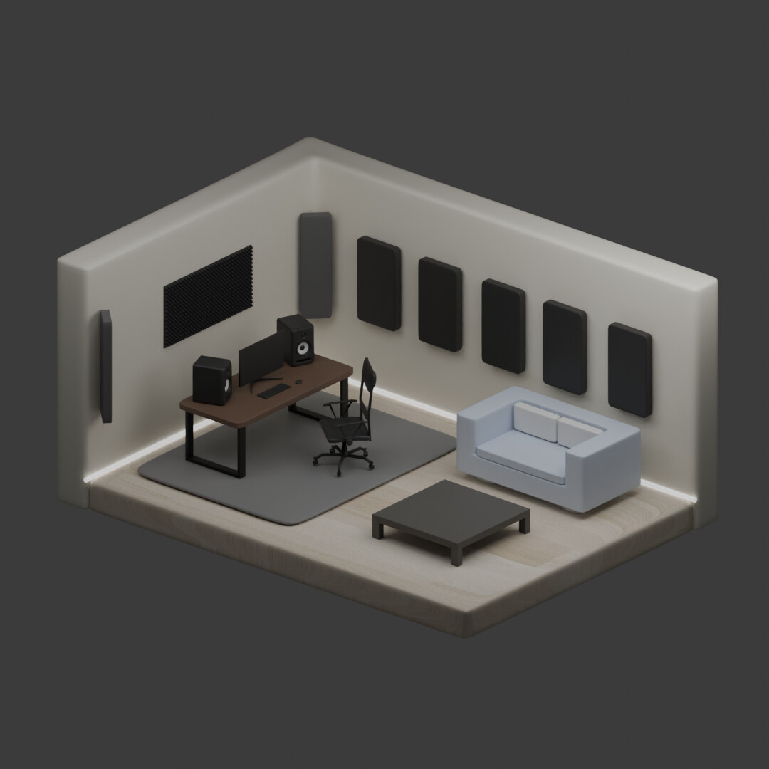 ArtStation - Isometric studio.