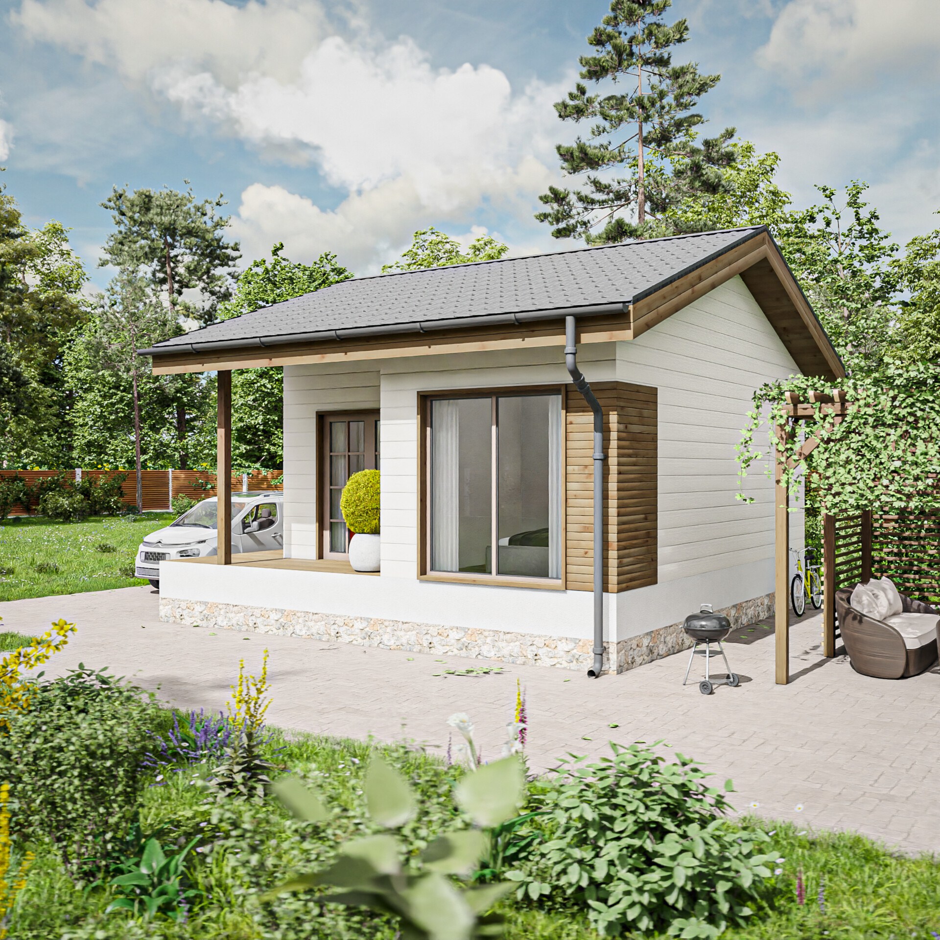 ArtStation - Commercial cottage project visualisation