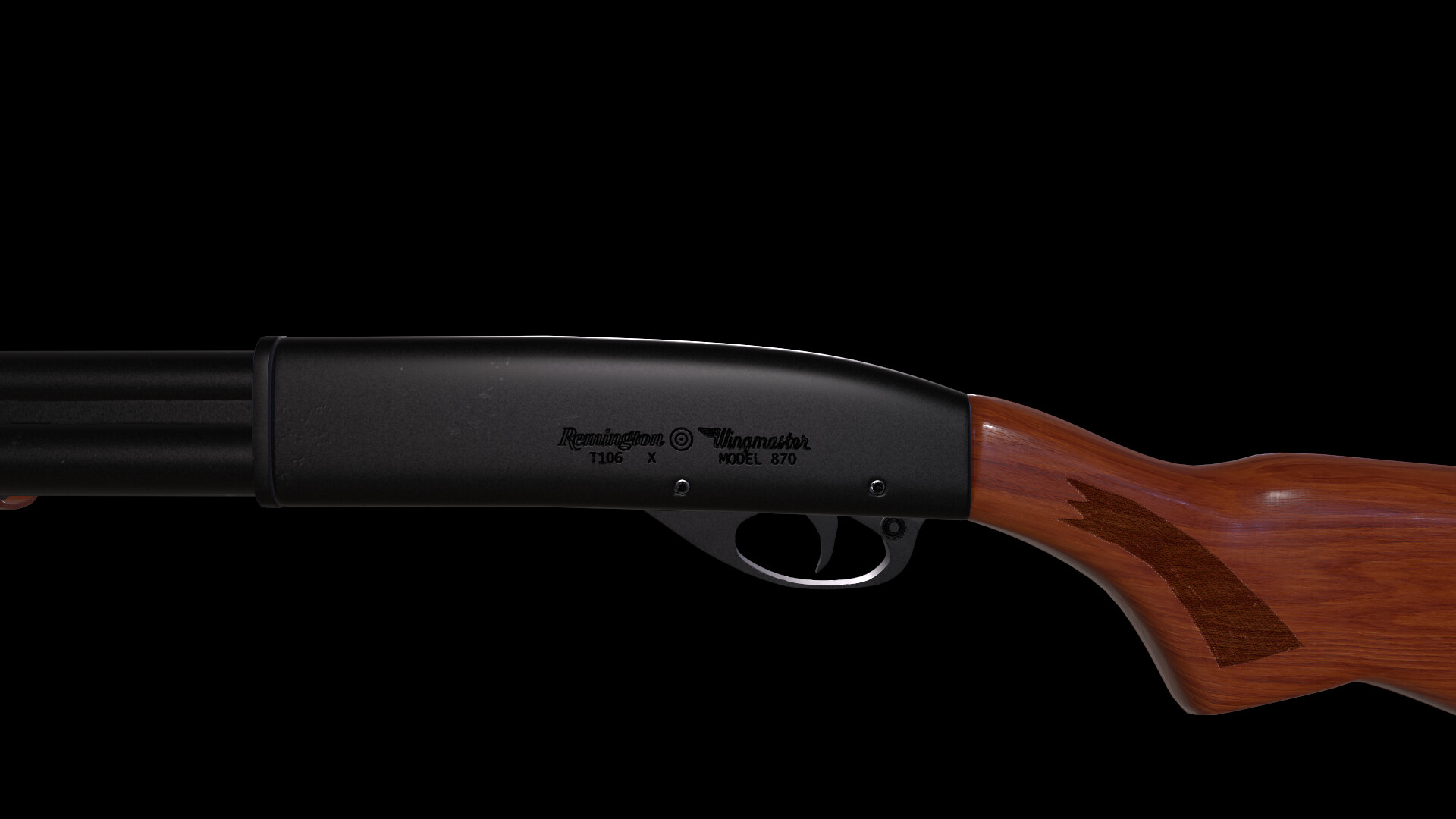 ArtStation - Remington 870 (Wingmaster?)
