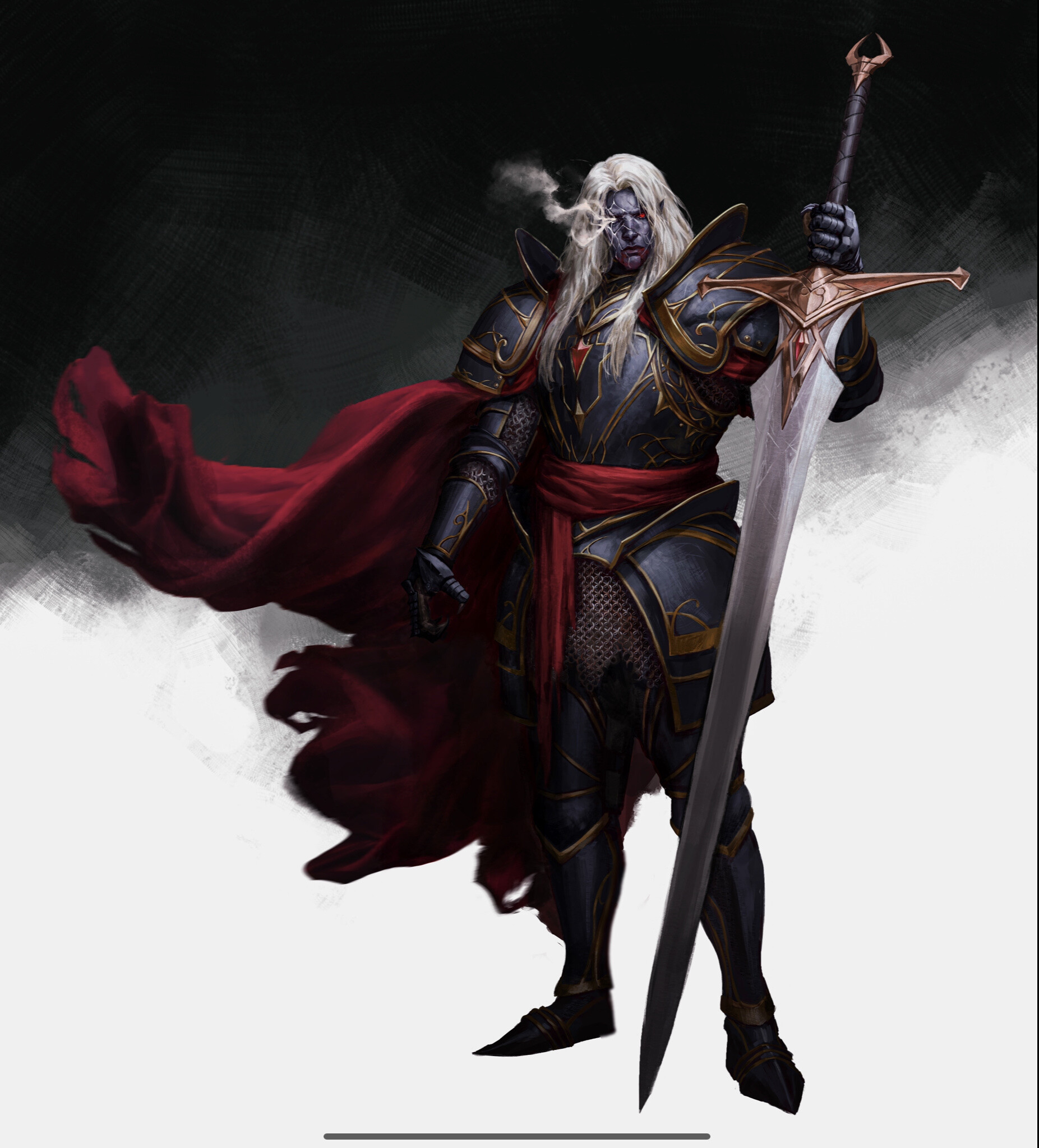 ArtStation - Vampire swordsman done for Arkhtide TCG