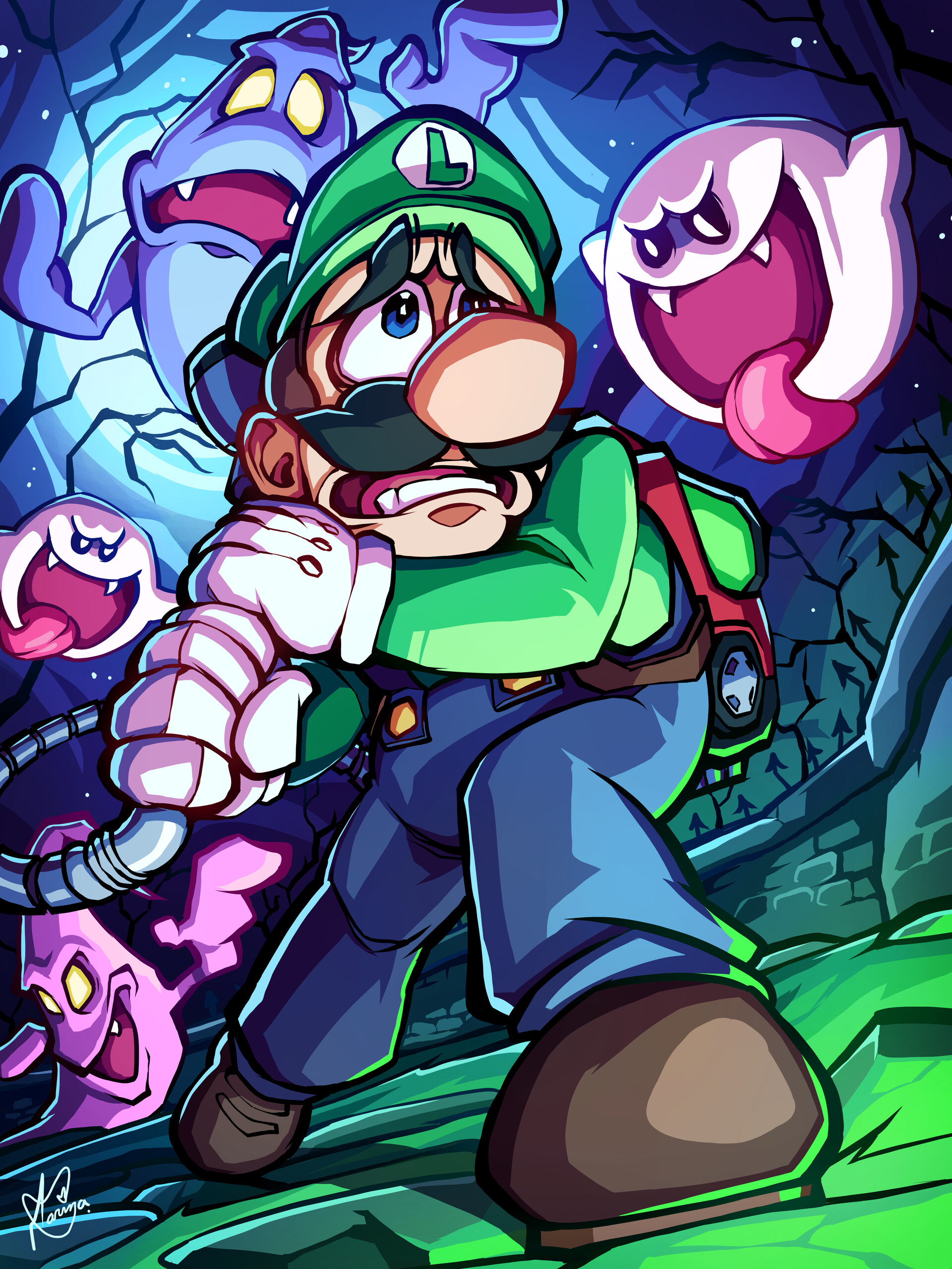 ArtStation - luigi poster