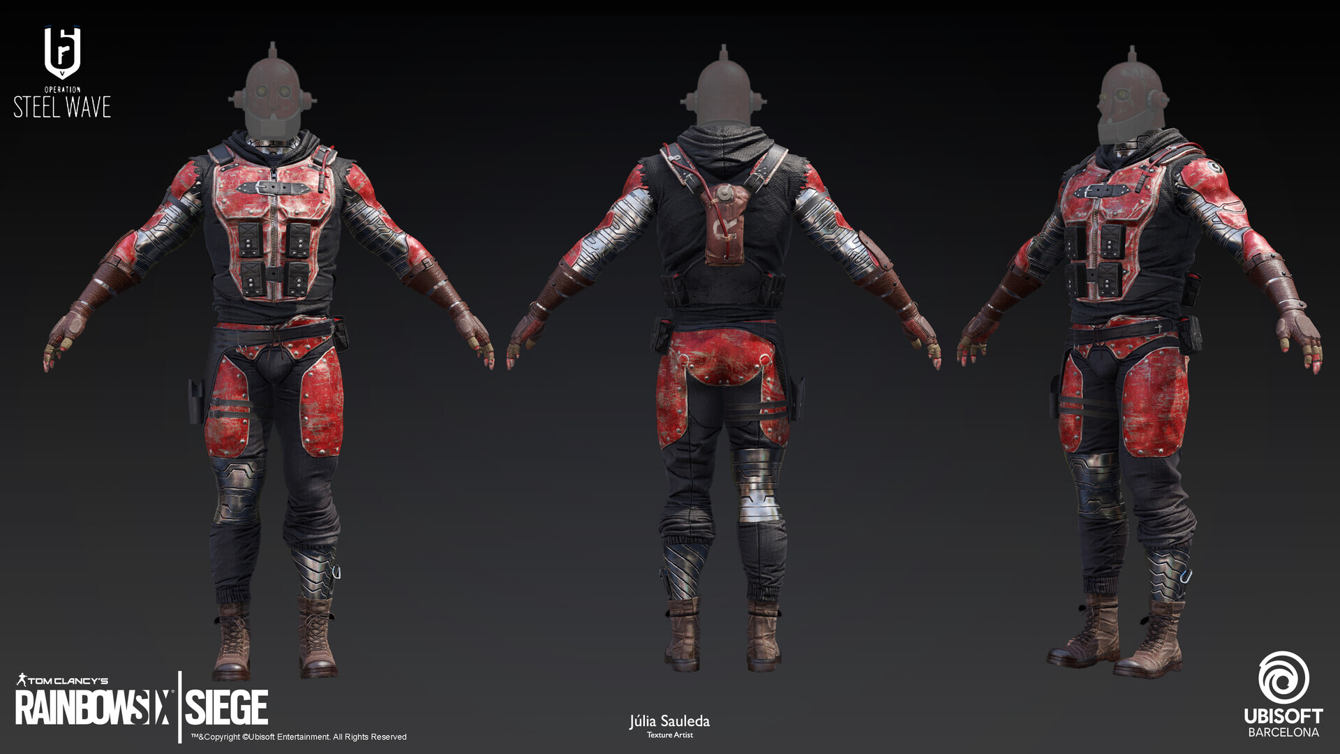 Júlia Sauleda - Rainbow Six Siege - Uniform Skins