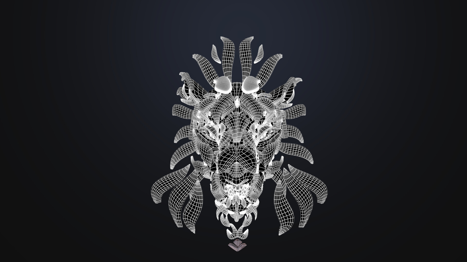 Nicolas Gonzalez - 3D mech lion head