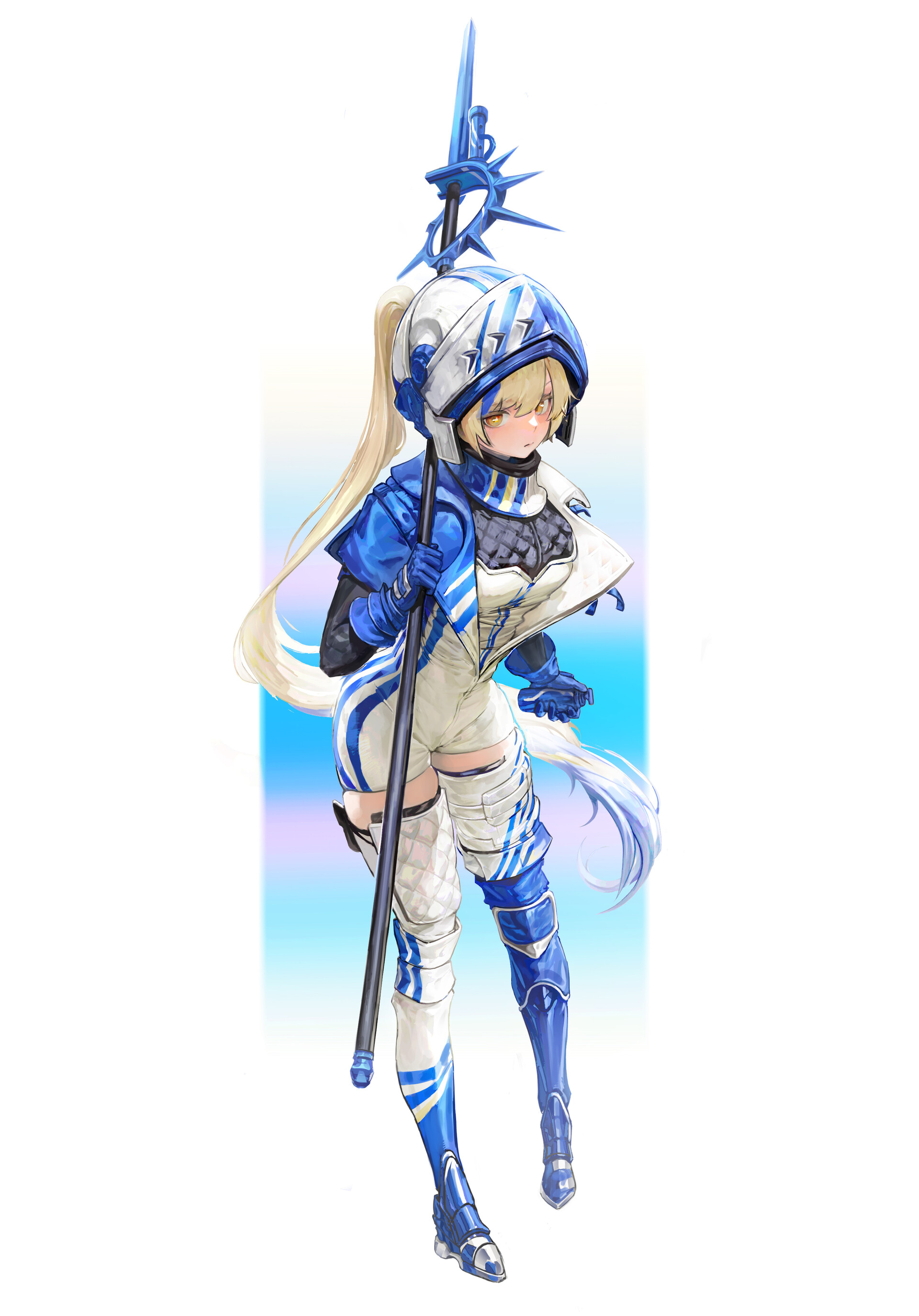 ArtStation - JK blue knight(+sheet)