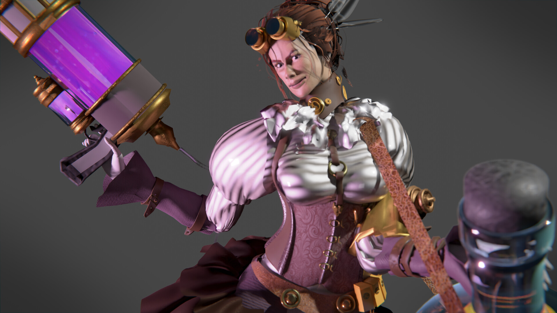 ArtStation - Steam punk Madam Astera