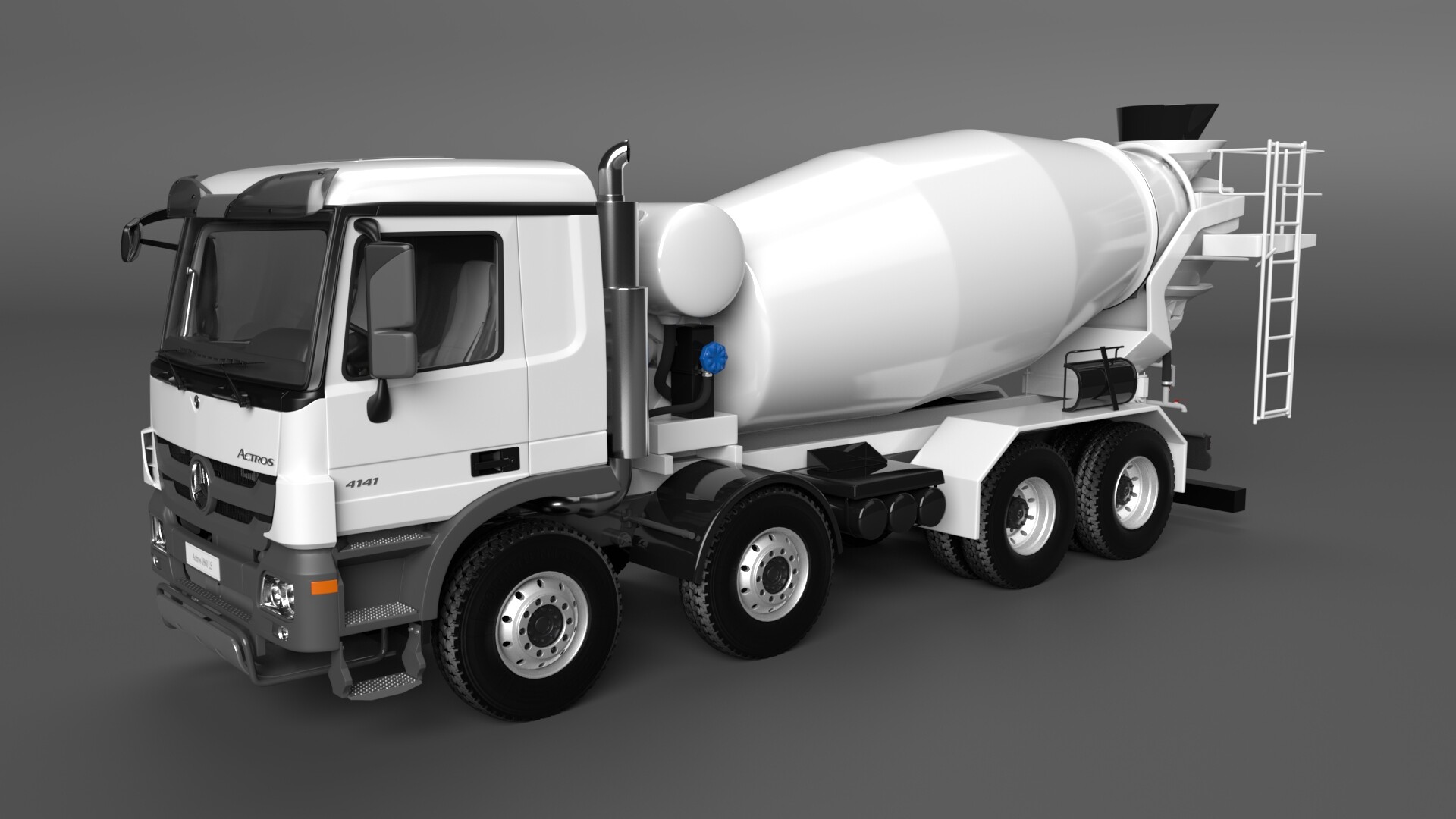 ArtStation - ACTROS 4141 B cement Mixer