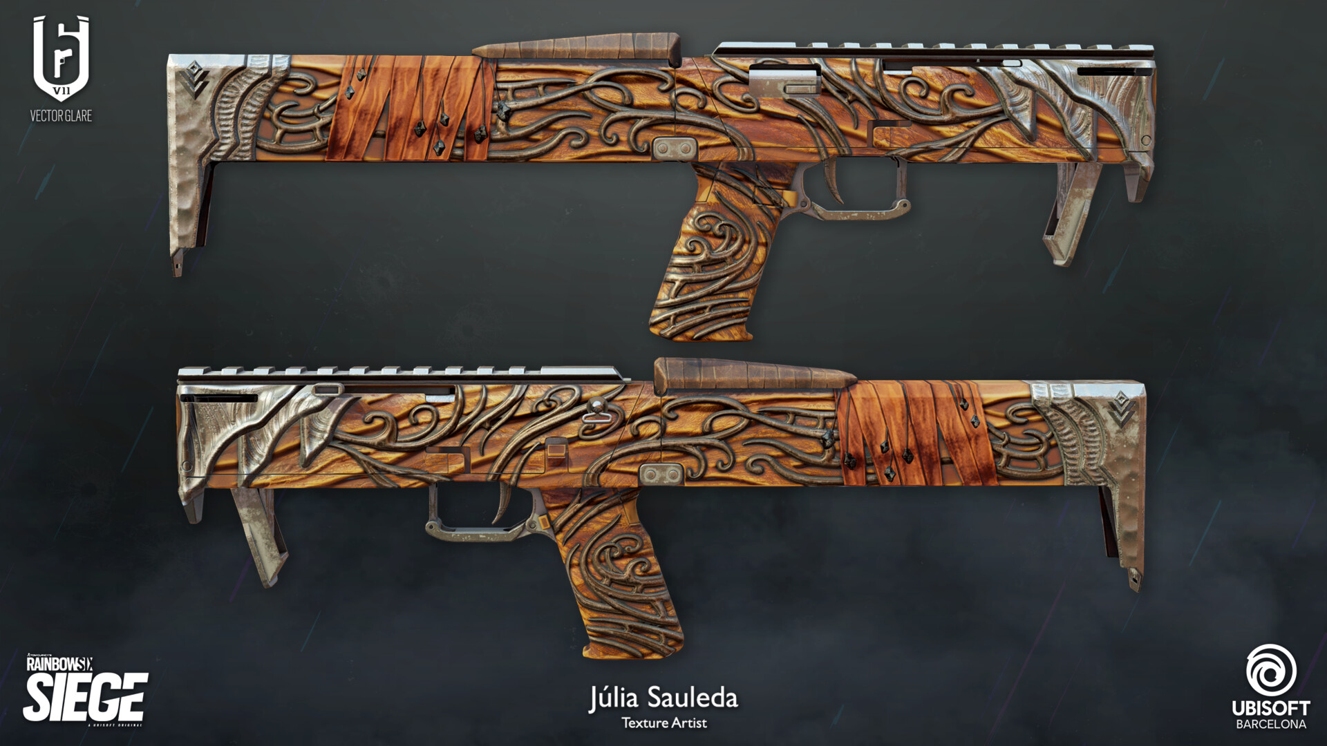 Júlia Sauleda - Rainbow Six Siege - Weapon Skins