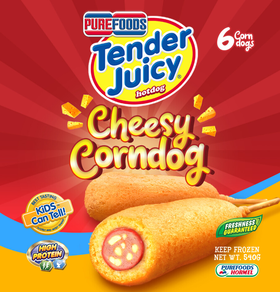 Leon Barron - Tender Juicy Corndog Packaging Design