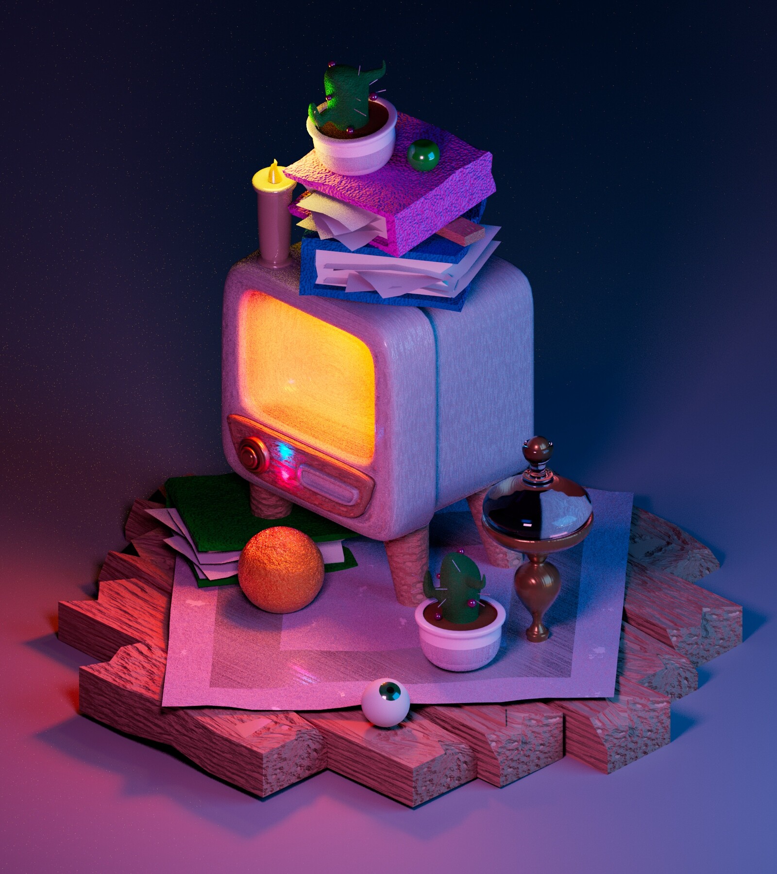 ArtStation - Evidencia 1 Bump Maping . Jair Durán