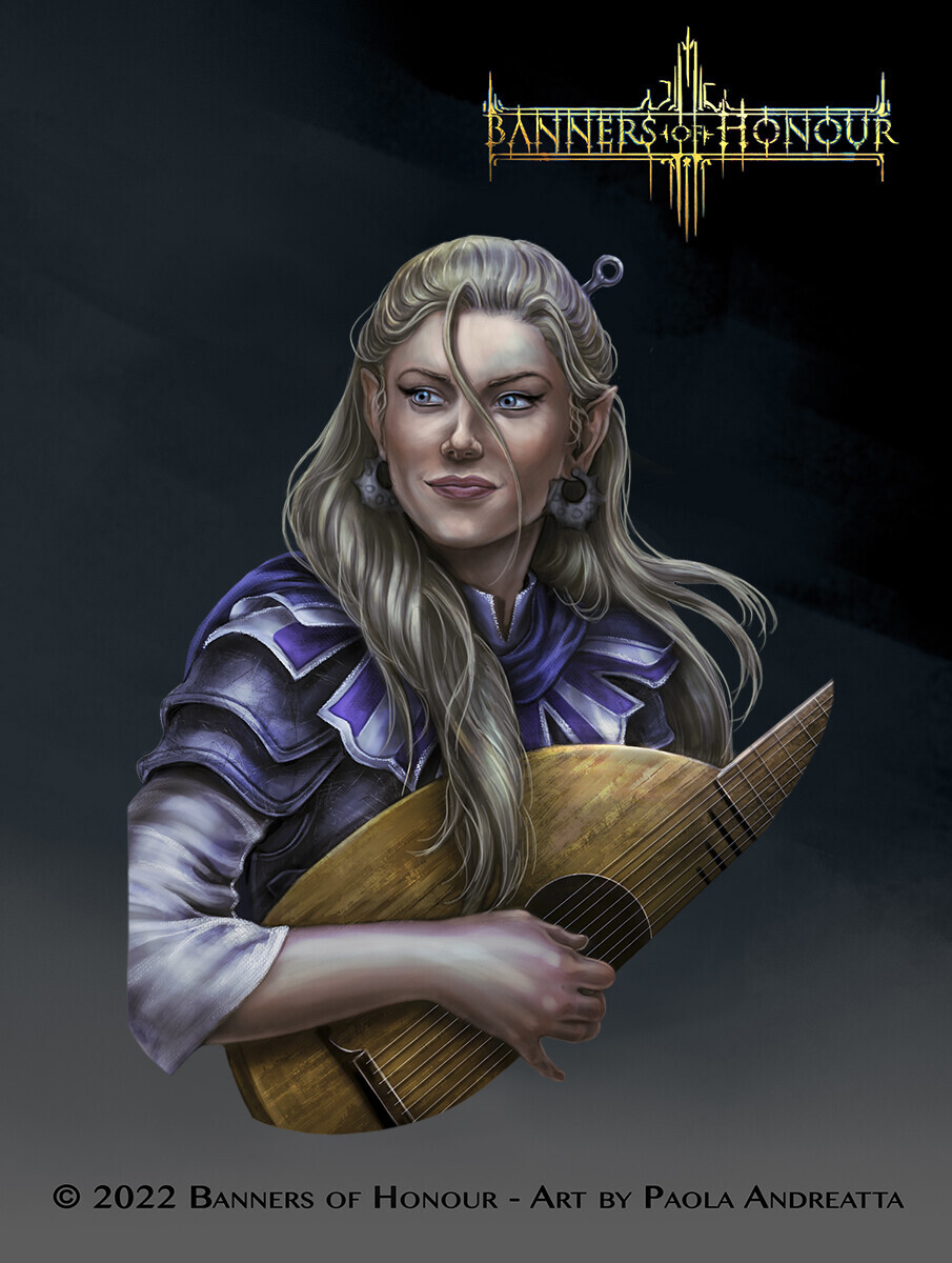 Paola Andreatta - Characters - Banners of Honour - Kefa Studios