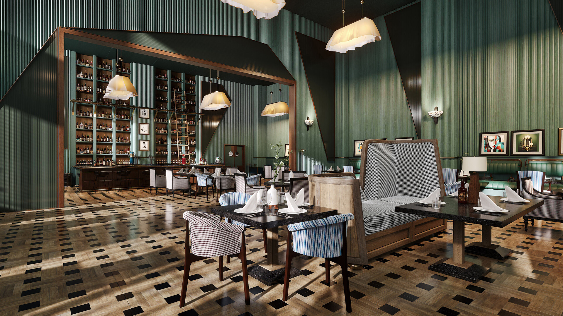 Evermotion Studio - Archinteriors for UE vol. 13 - restaurant spaces