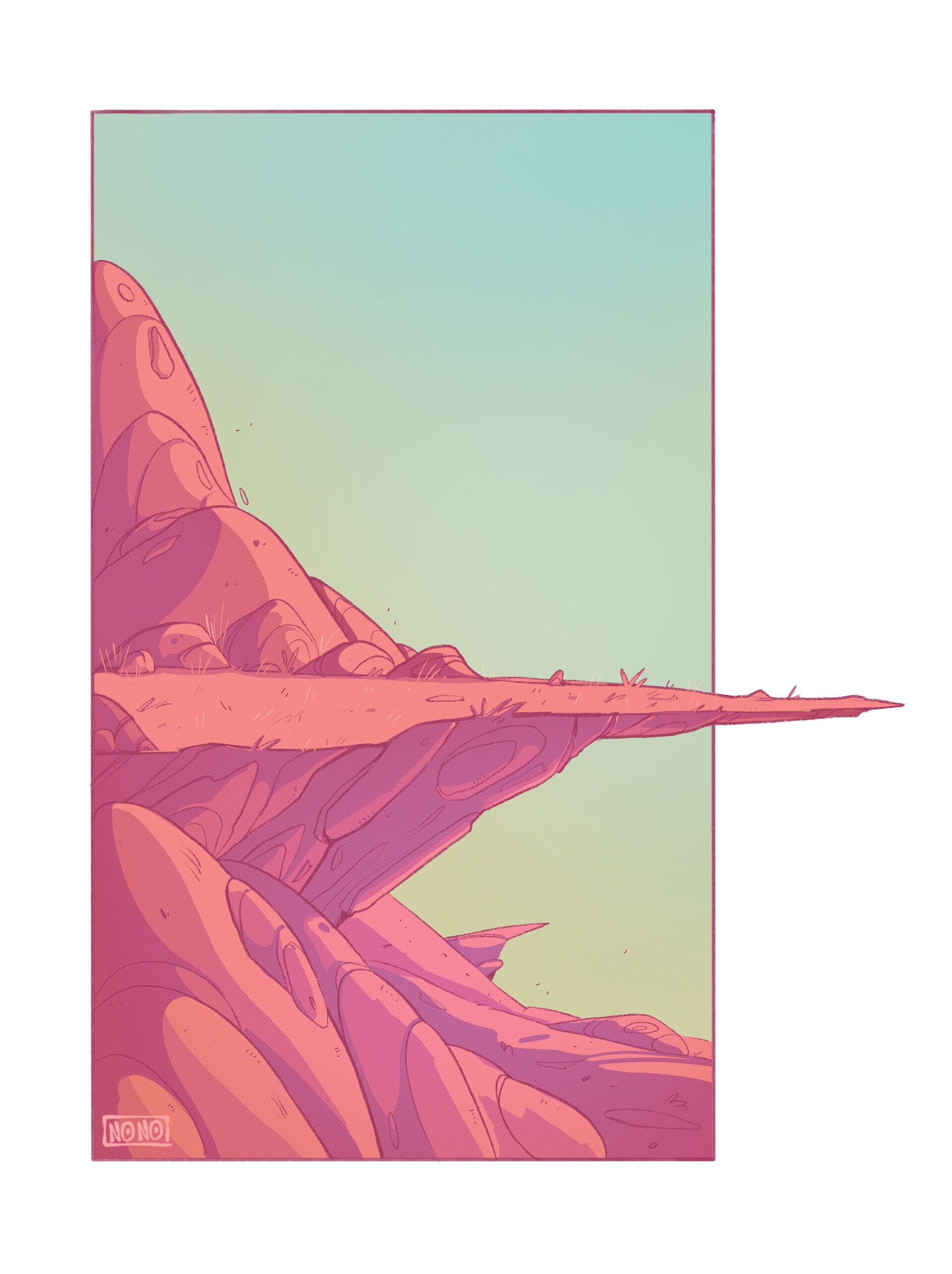 ArtStation - Quick landscape