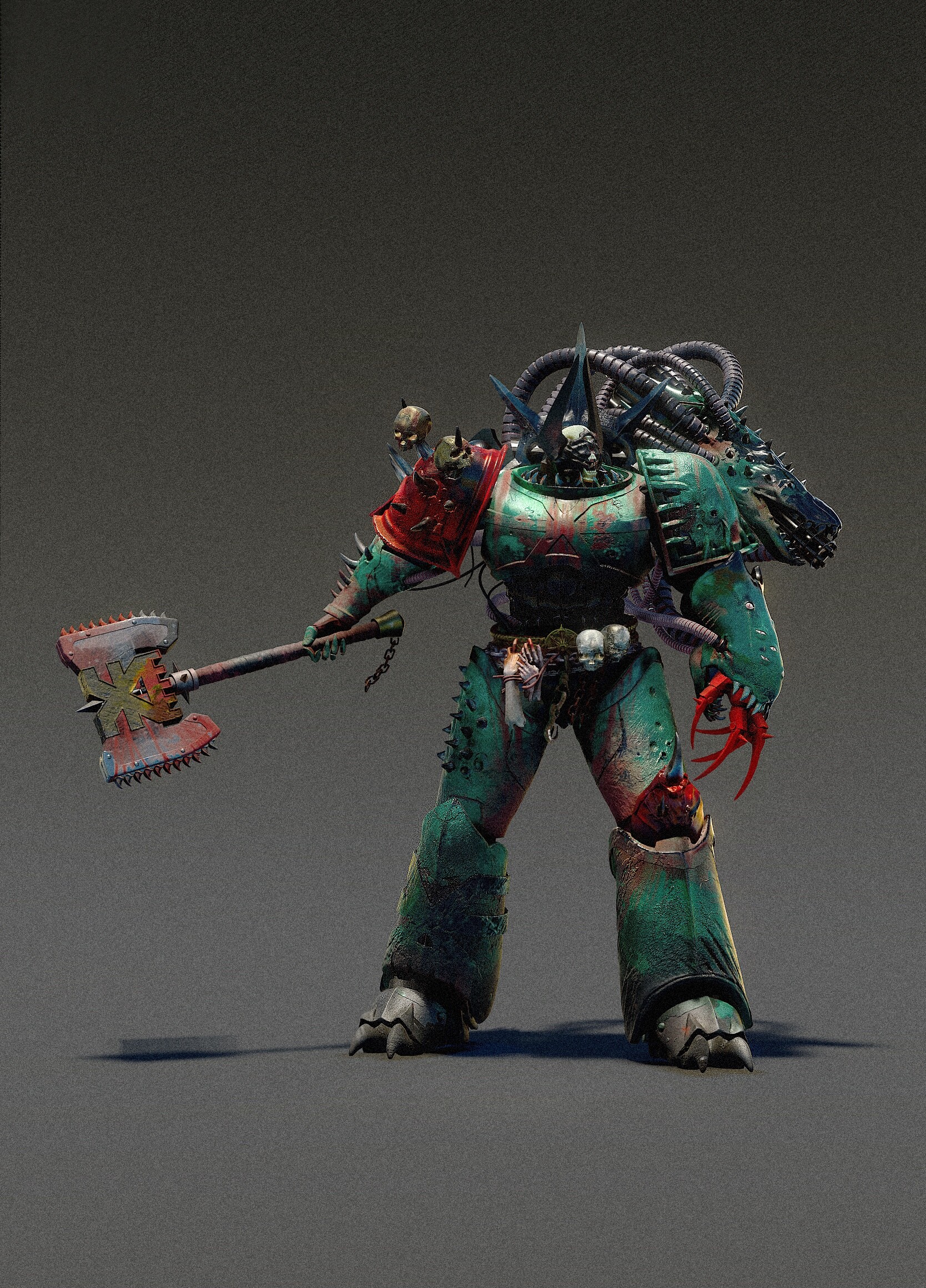 ArtStation - Khornate warrior