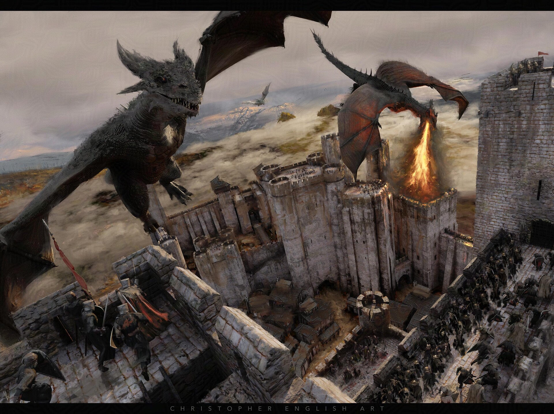 ArtStation - The Wyverns