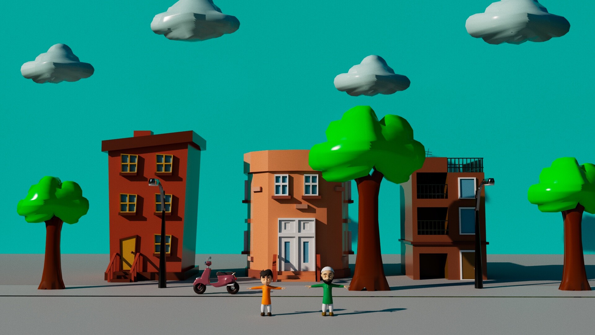 ArtStation - 3D cartoonish character and environment