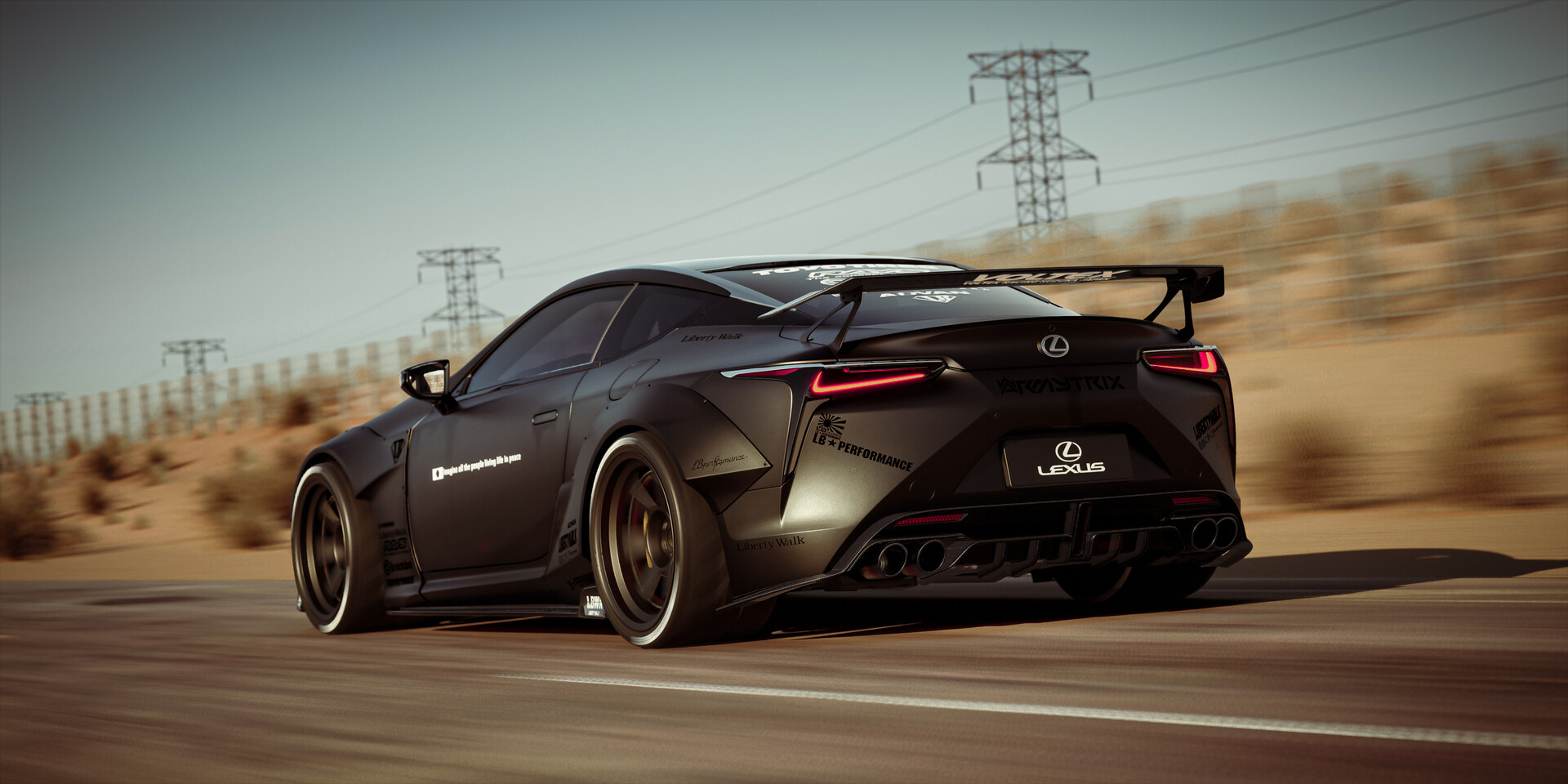 ArtStation - LEXUS-LC500-LBWK-UE5-CGI