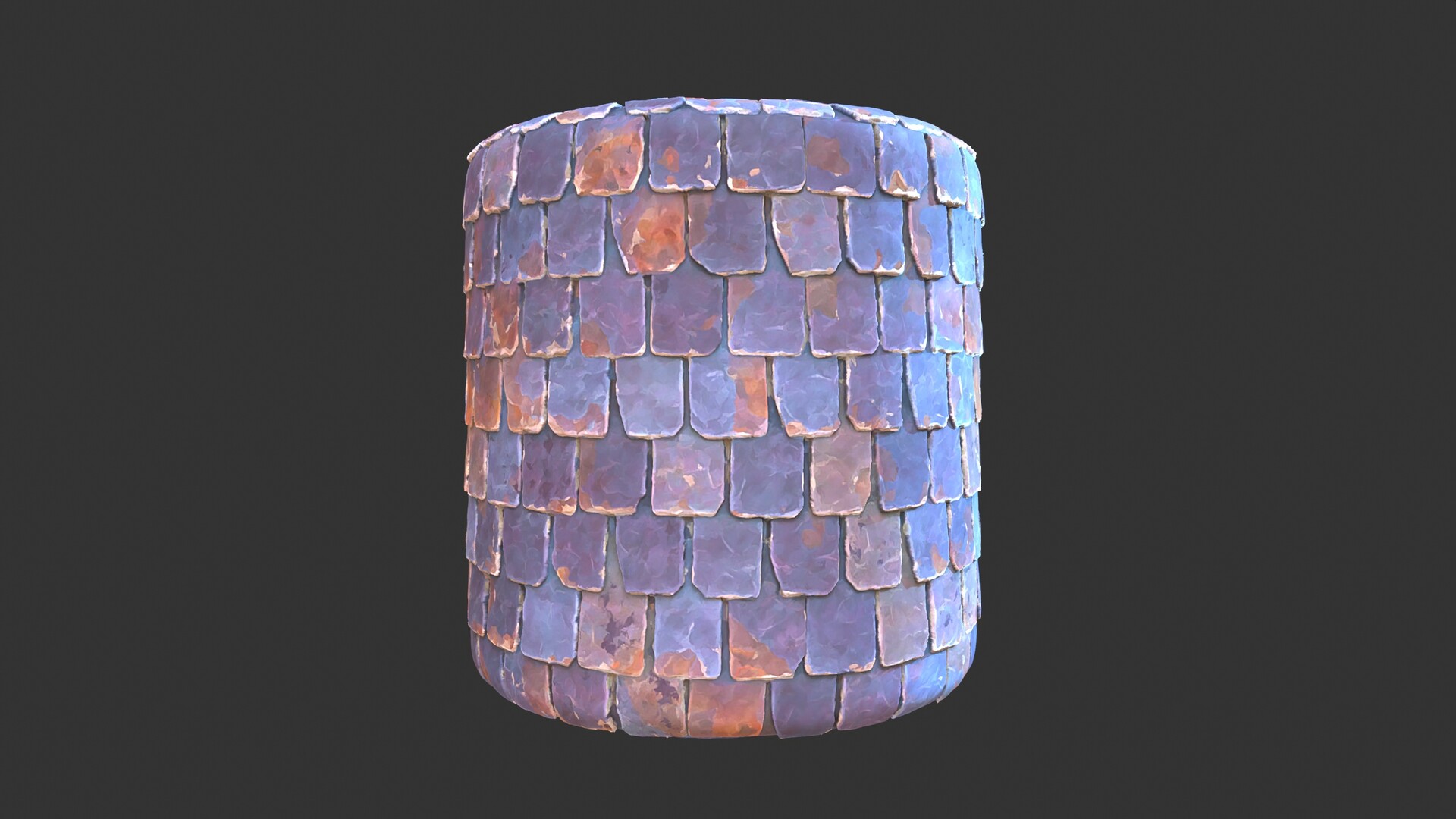 ArtStation - Stylized Slate Roof