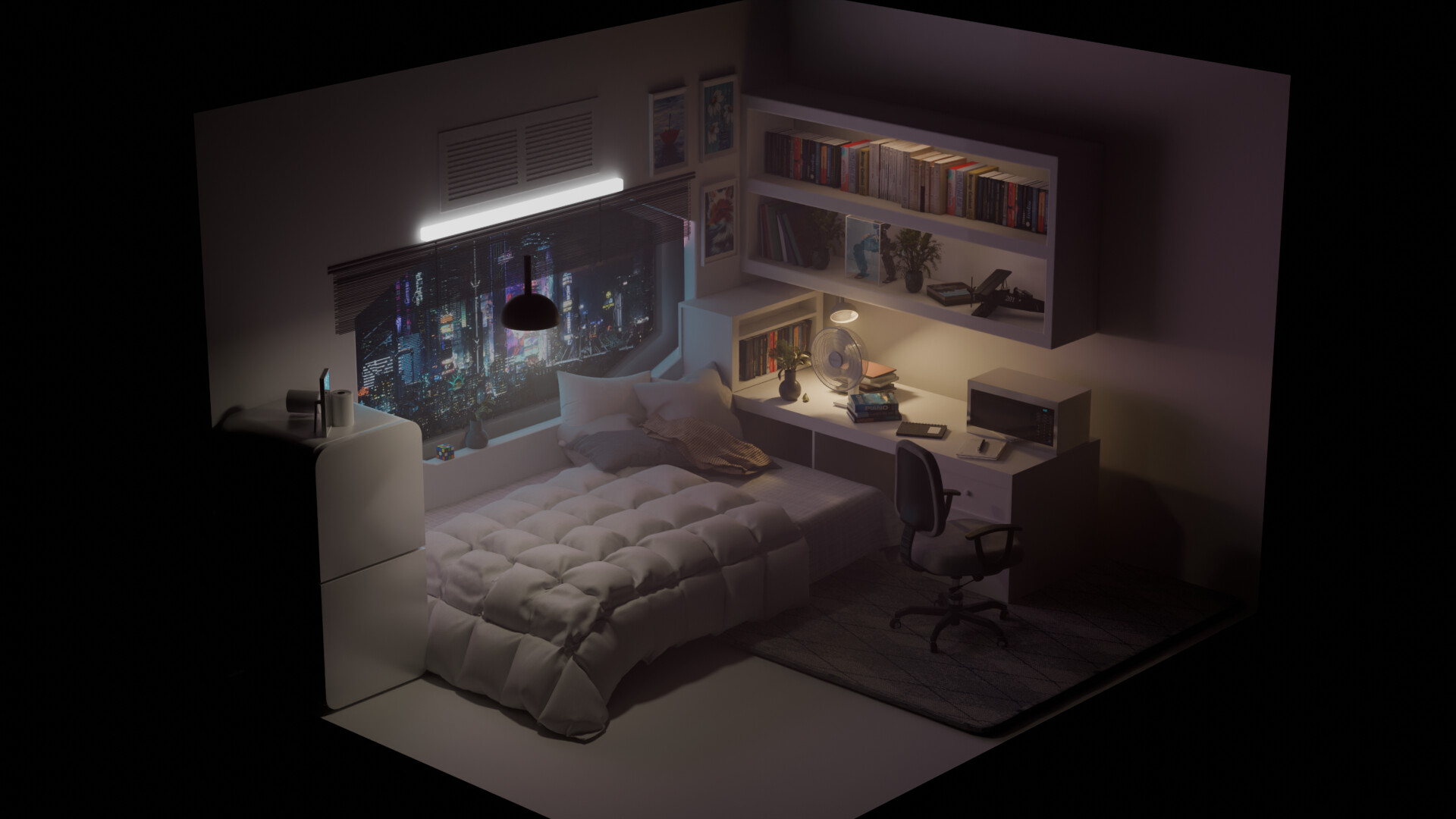 ArtStation - Futuristic Room