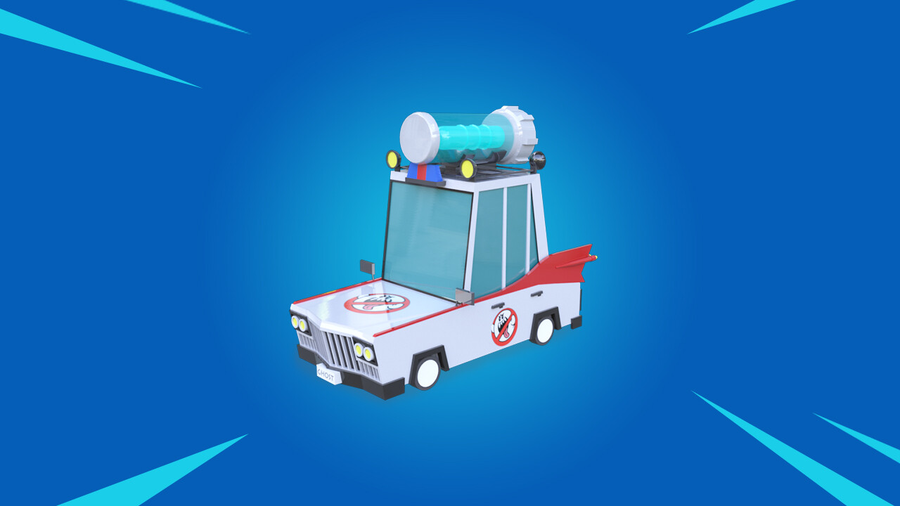 ArtStation - 3D Game Model - Ghost Car