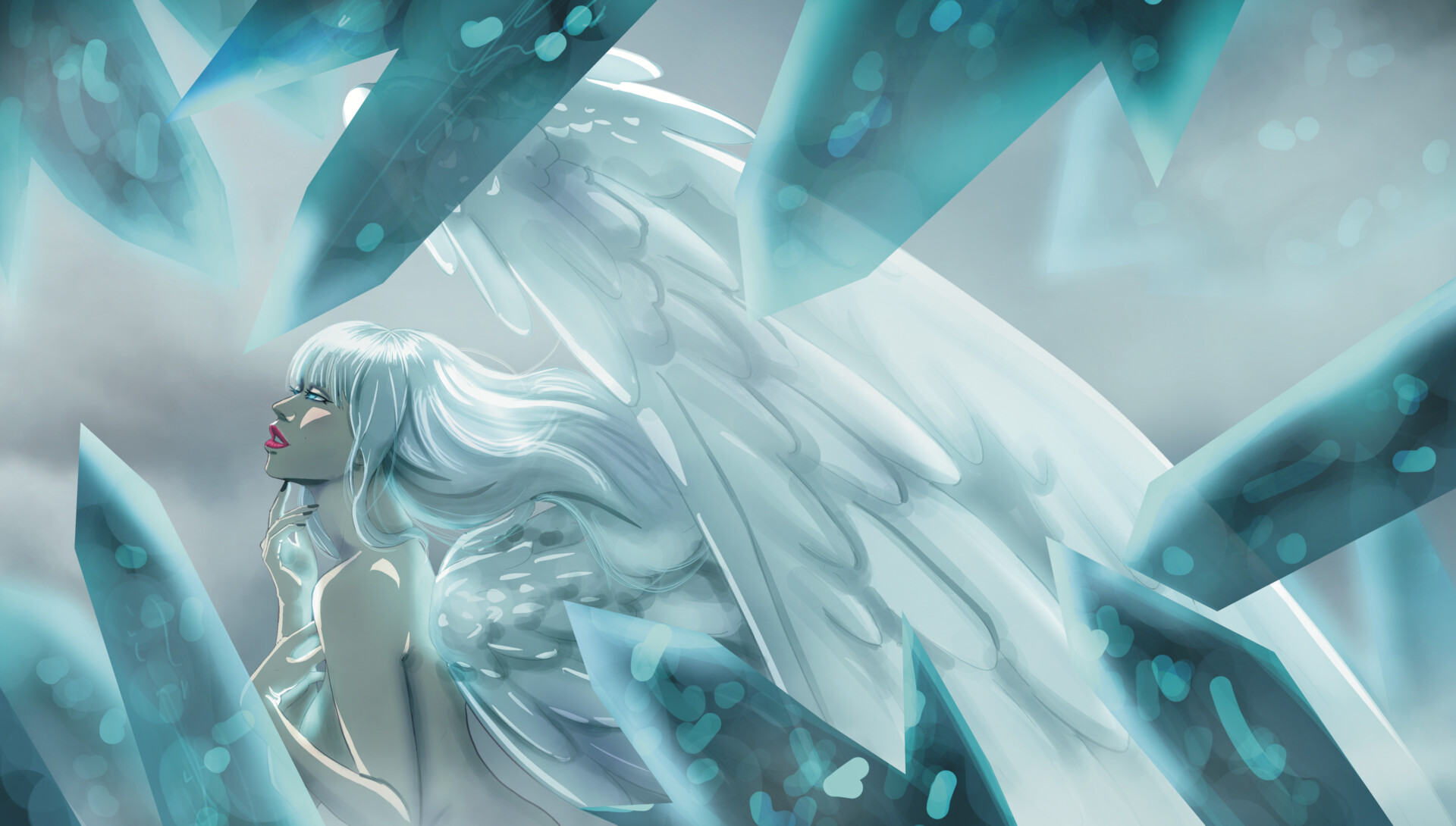 ArtStation - Frozen Angel