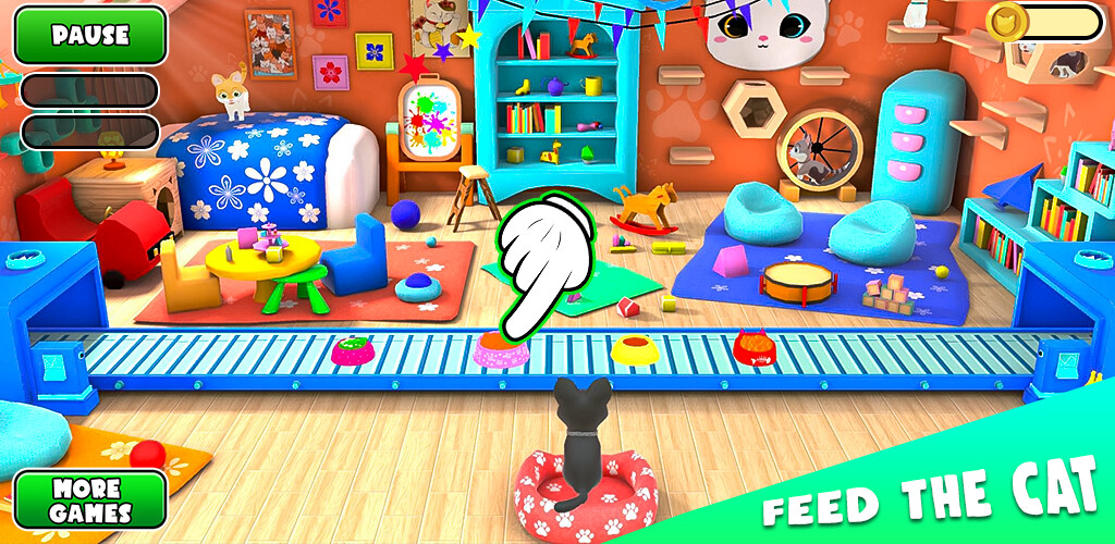 ArtStation - 3d Cat Game UI