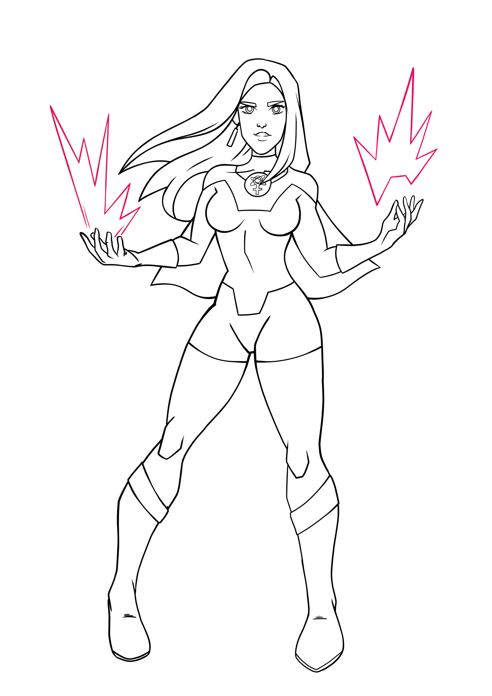 atom eve coloring pages