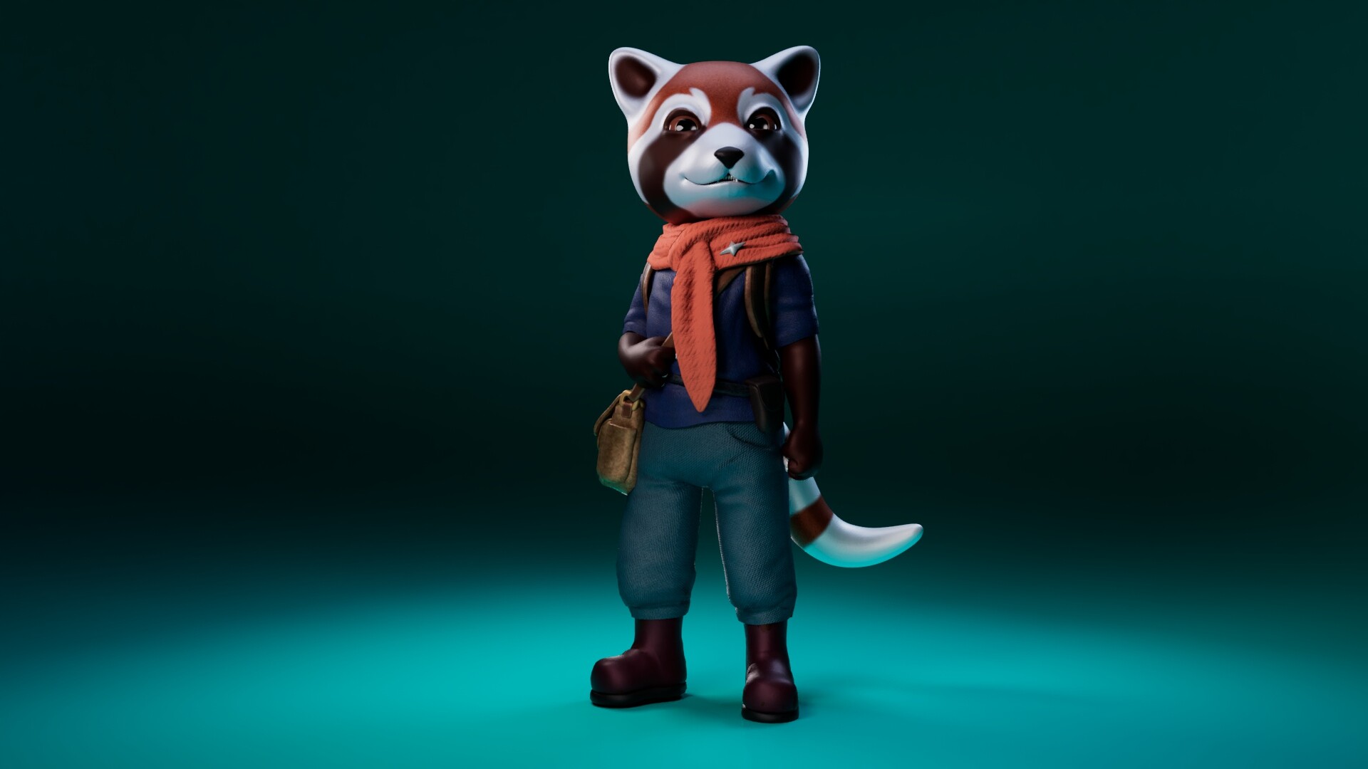 ArtStation - Red Panda Character