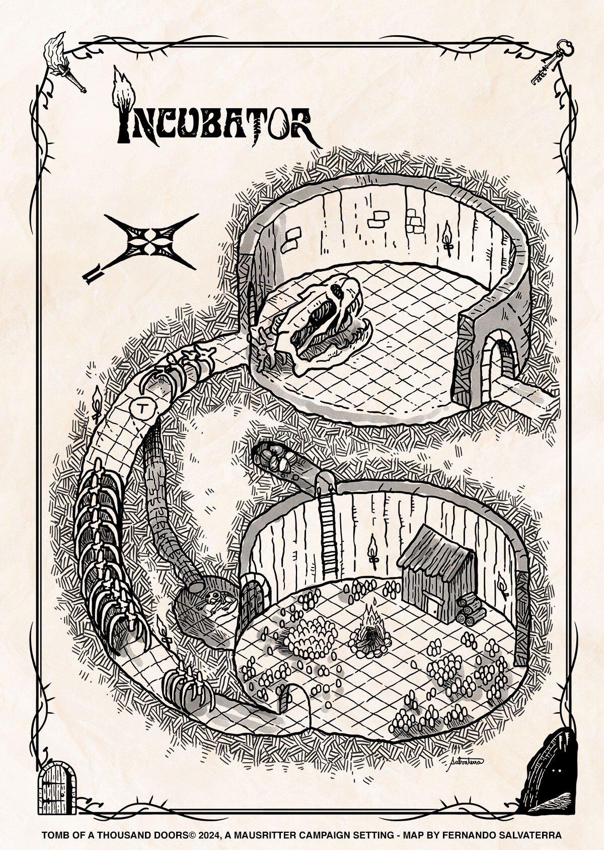 ArtStation - Tomb of a Thousand Doors - Map Commissions Part II