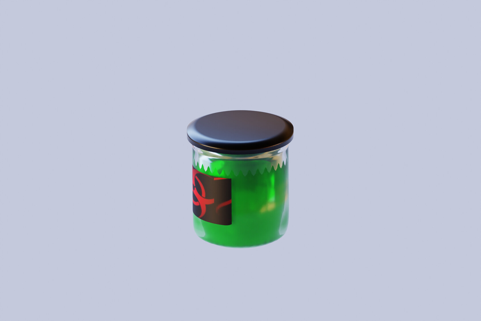 ArtStation - Jar with radioactive acid