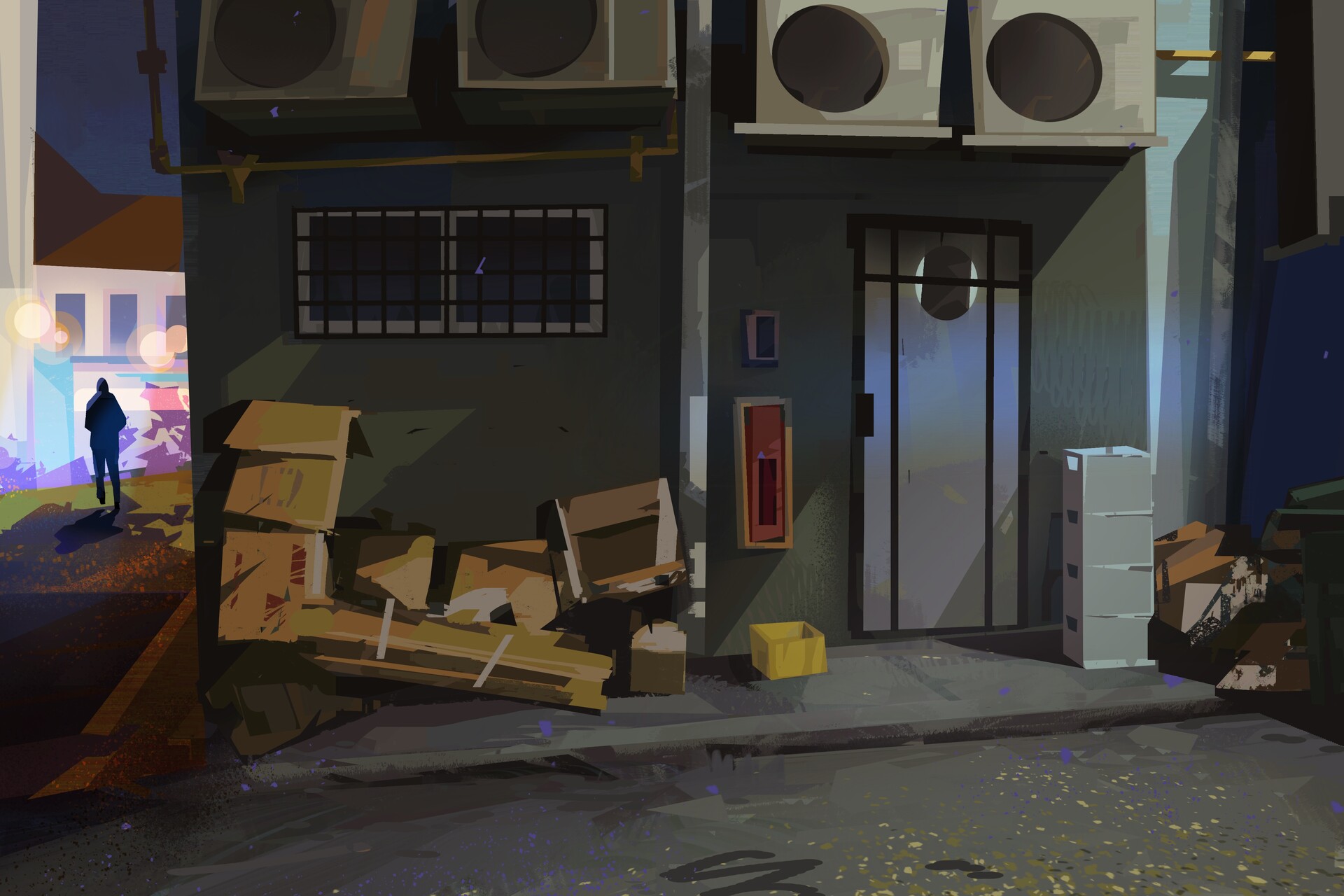 ArtStation - night street