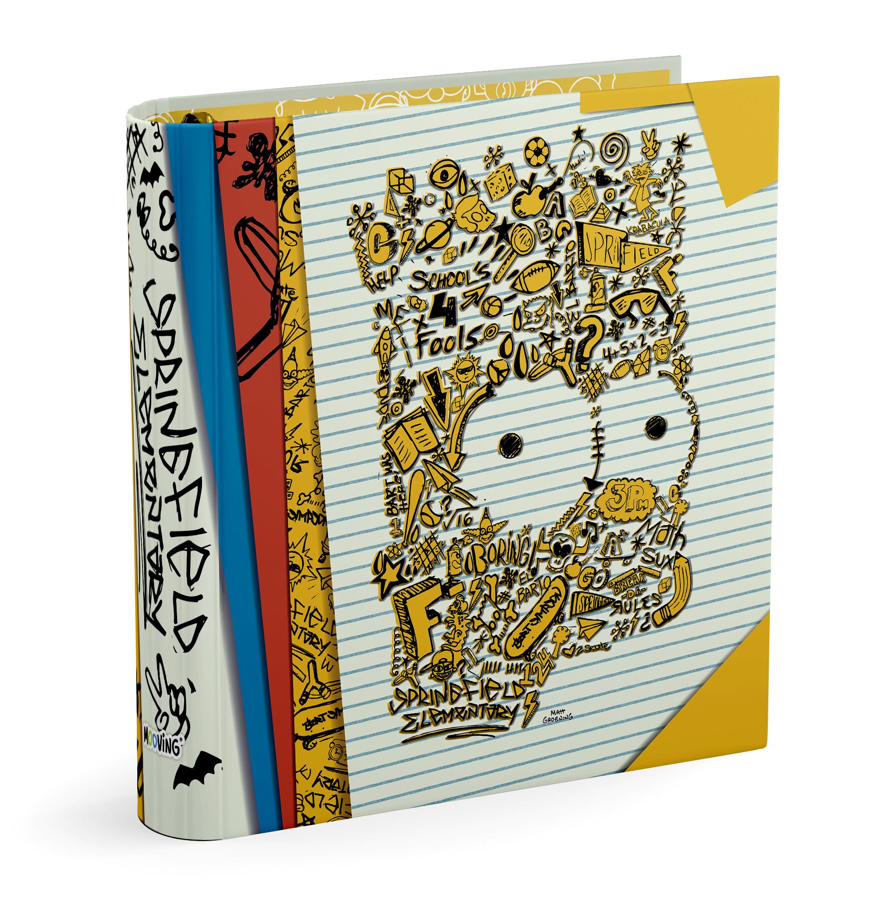 ArtStation - The Simpsons Bart Binder Design