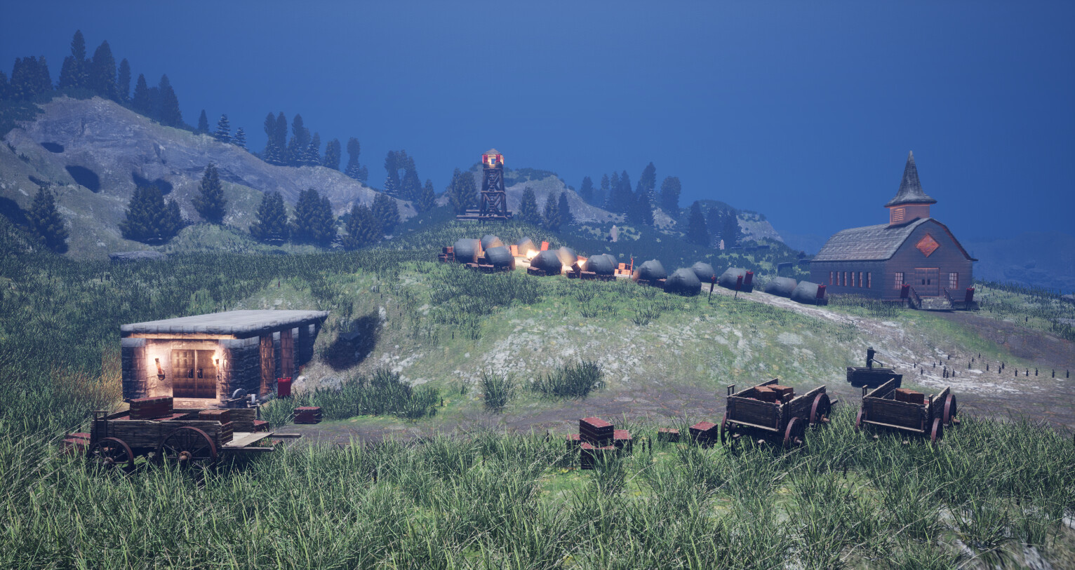 ArtStation - DGAC Final Project - Occupied Church Grounds