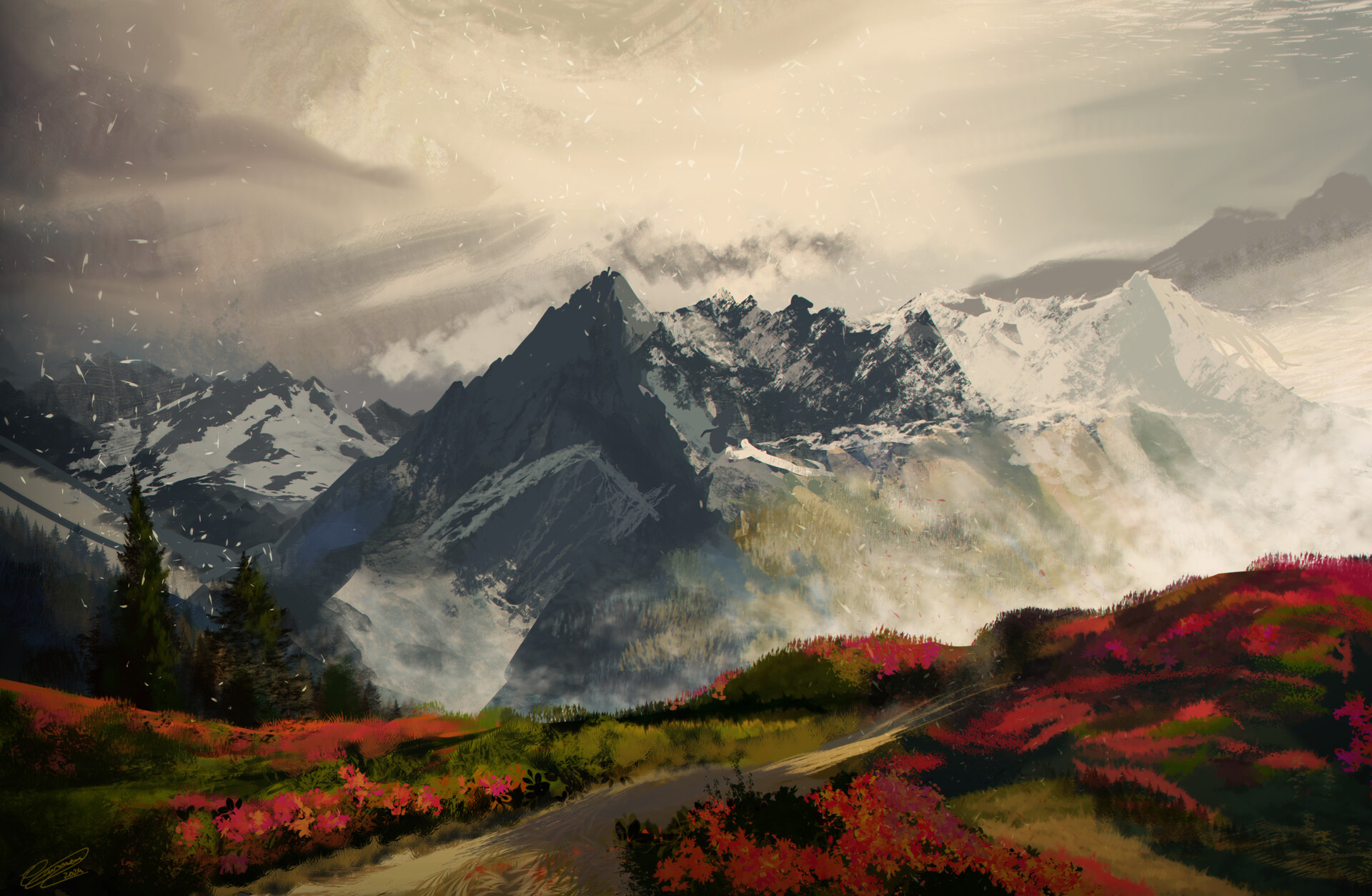 ArtStation - Speedpaint (1h 30 min) + progress