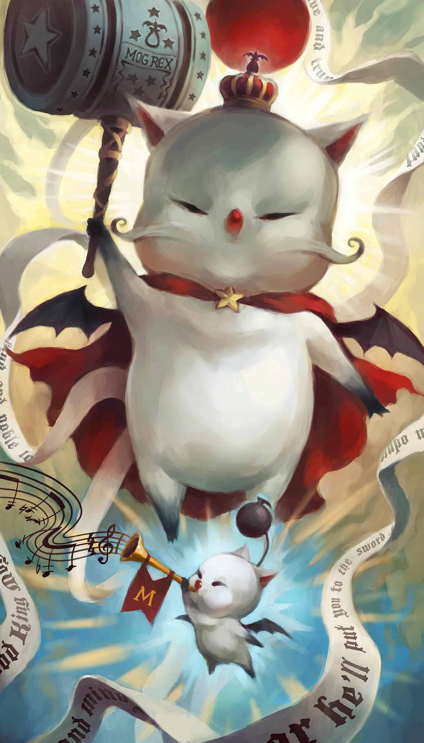 ArtStation - The Good King Moogle Mog XII