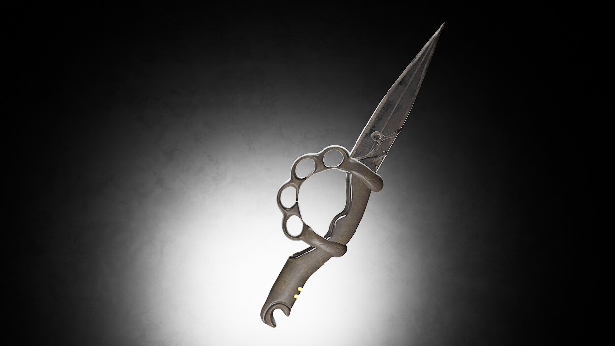 ArtStation - Warframe Inspired Sci-Fi Dagger