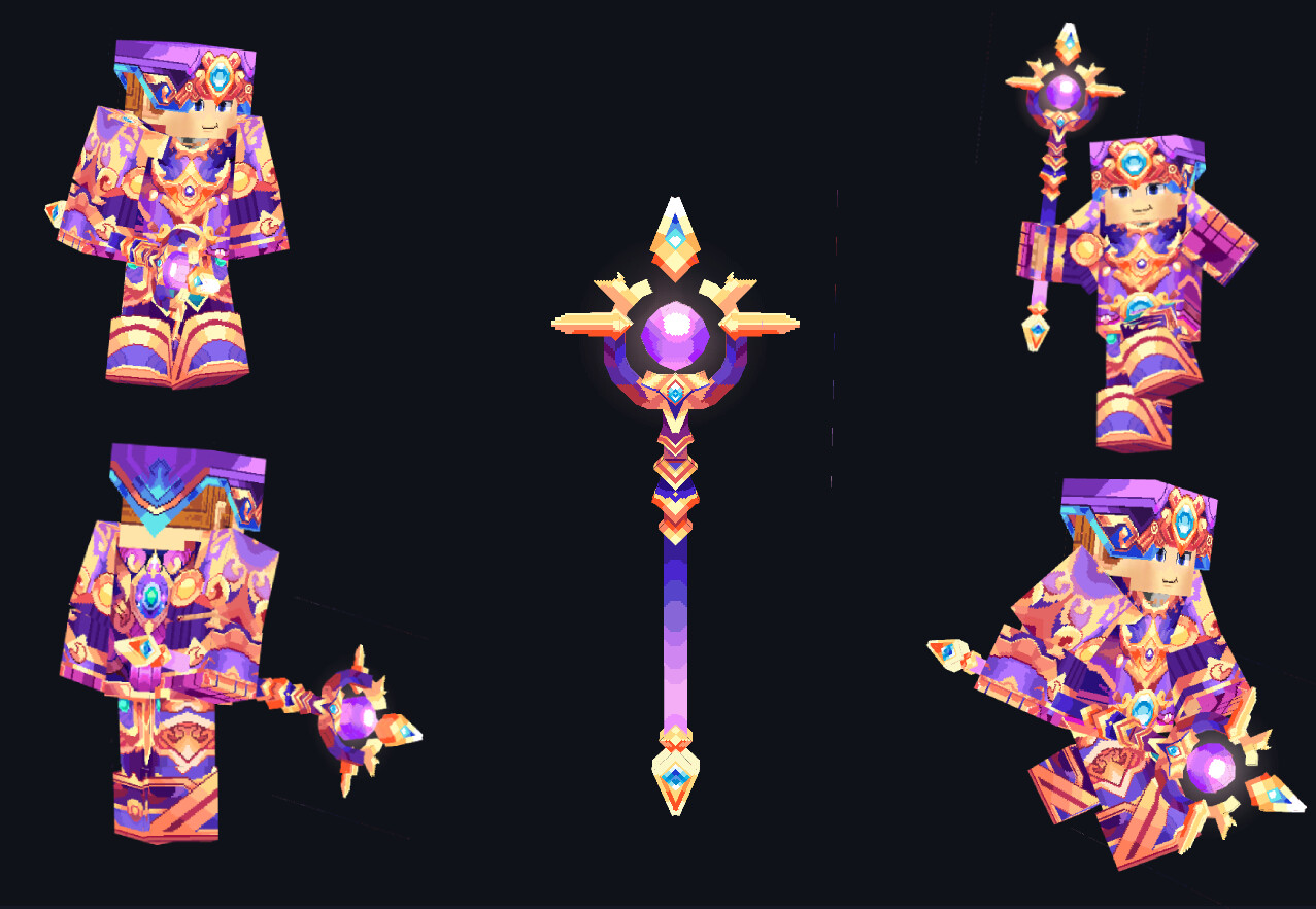 ArtStation - 128x128/64x64 weapon and armor- Look Inside