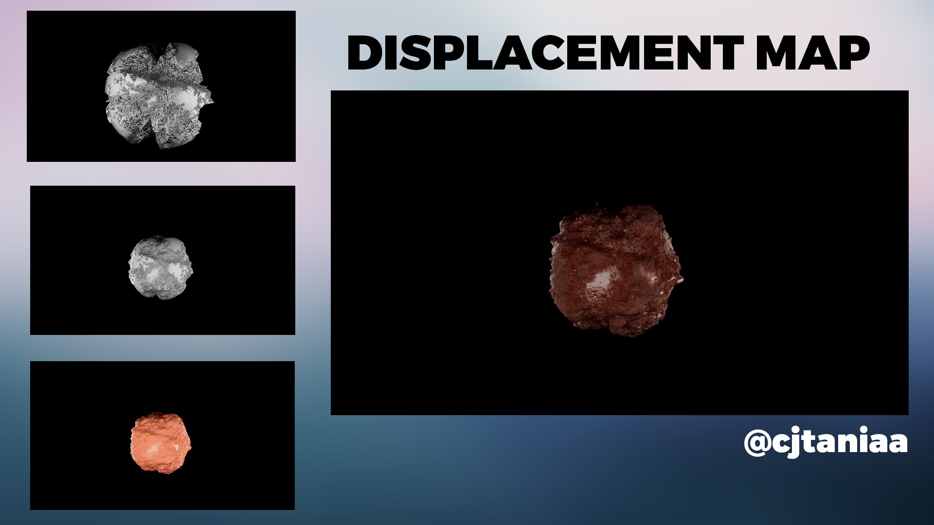 ArtStation - DISPLACEMENT MAP PRACTICE