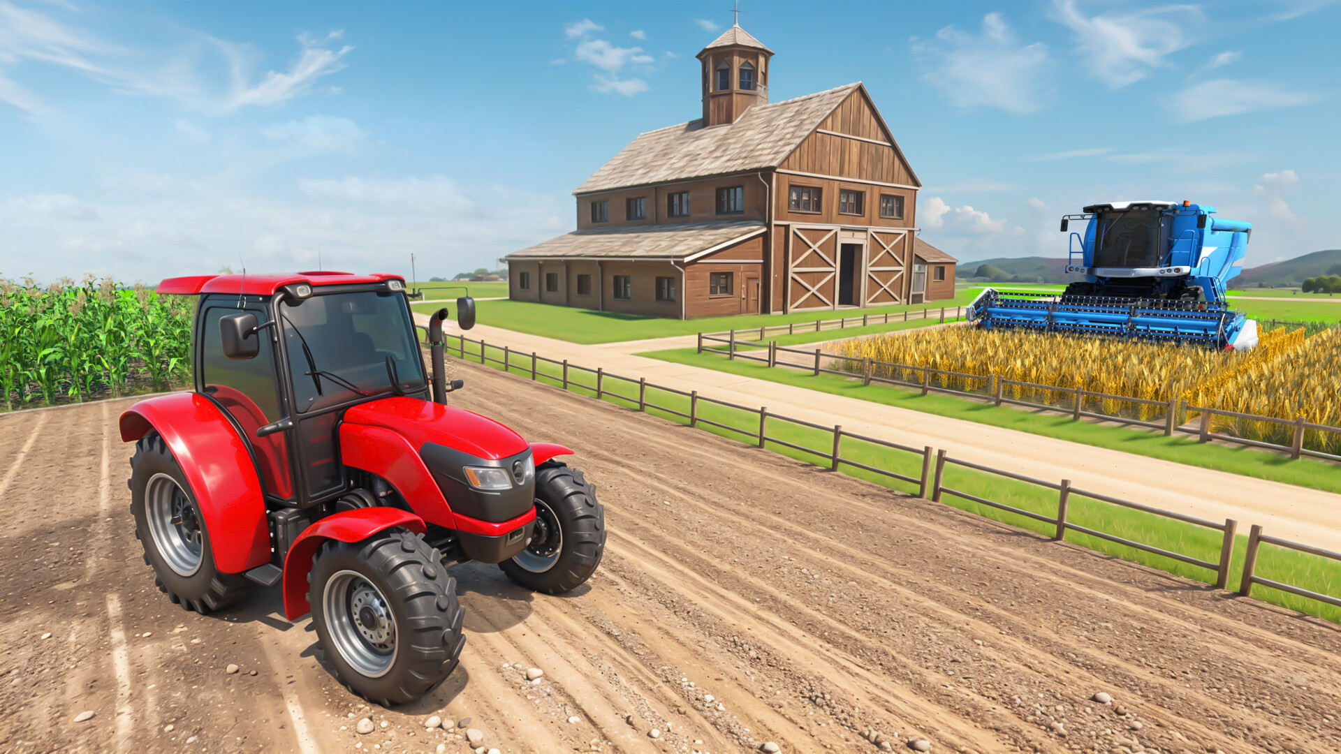 ArtStation - Tractor Farming