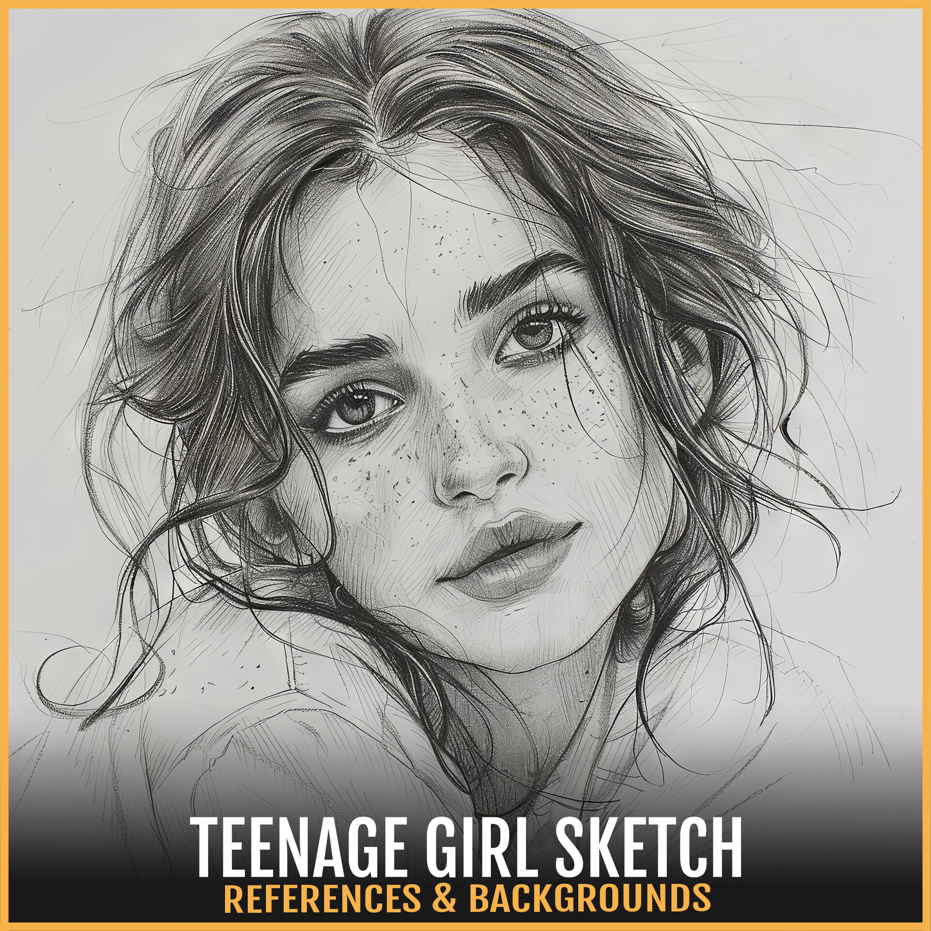 ArtStation - 505 Teenage Girl sketch References