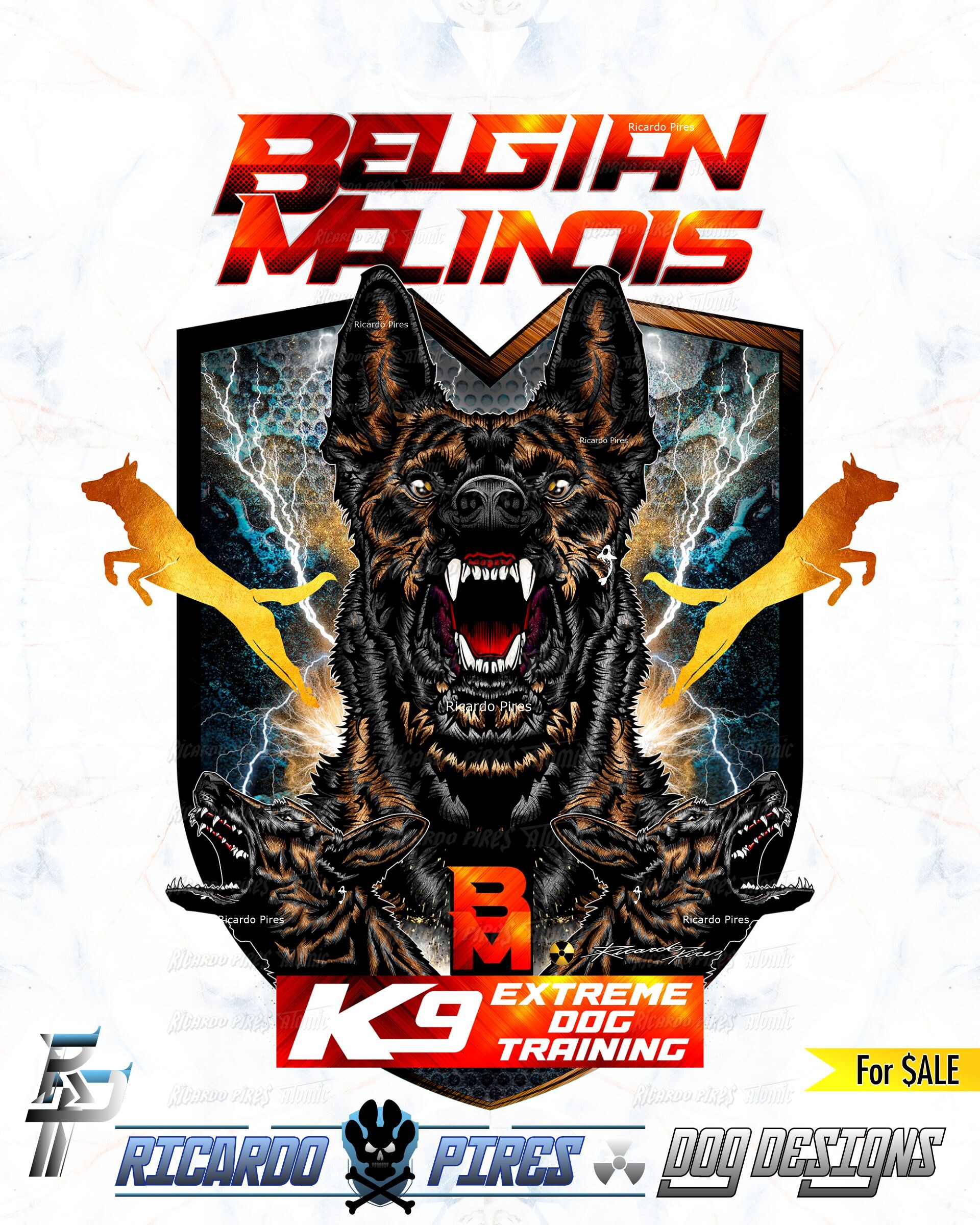 ArtStation - Bealgian Malinois Design