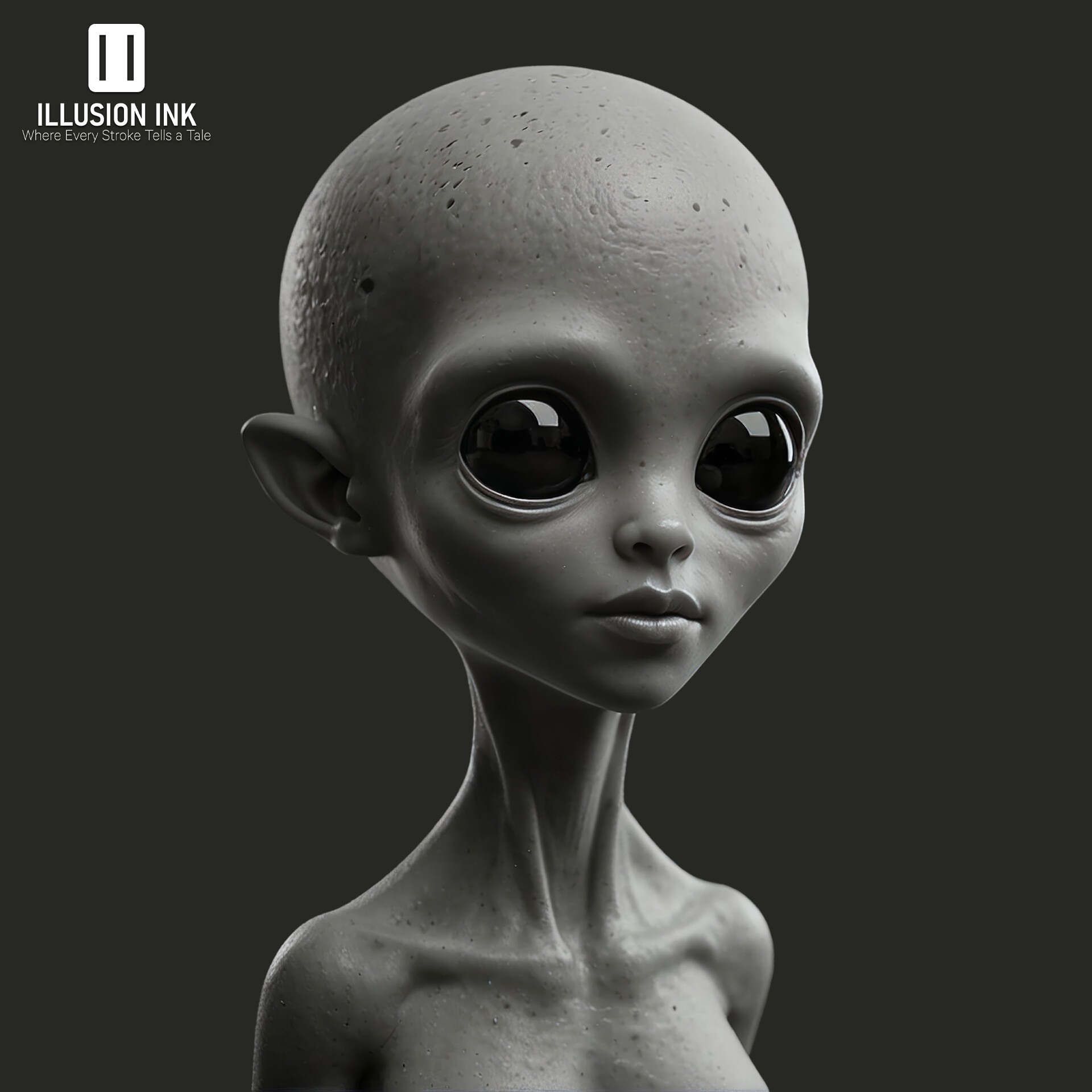 ArtStation - 300 Alien Head Sculpt | 8K