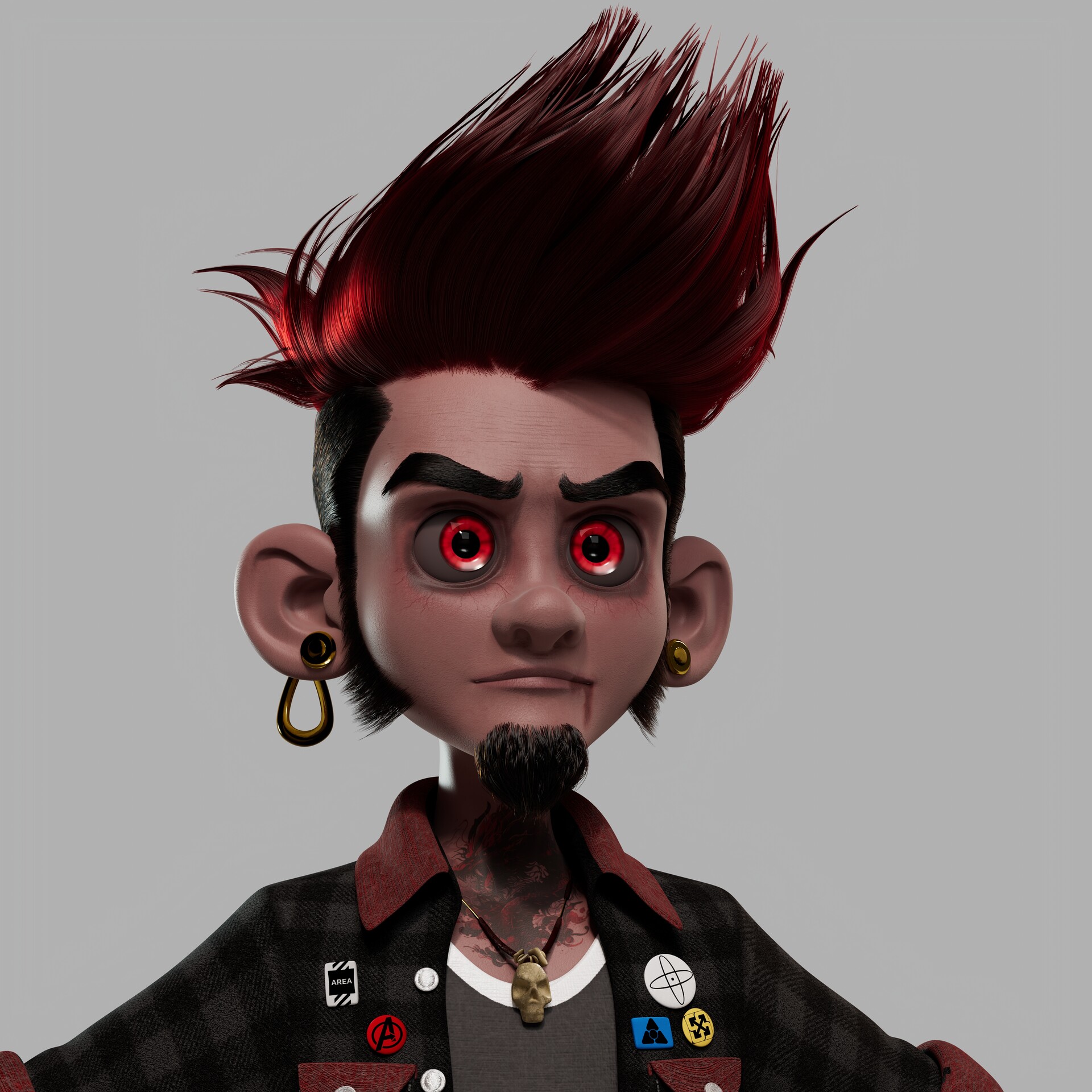 ArtStation - Vampire Punk 3d model