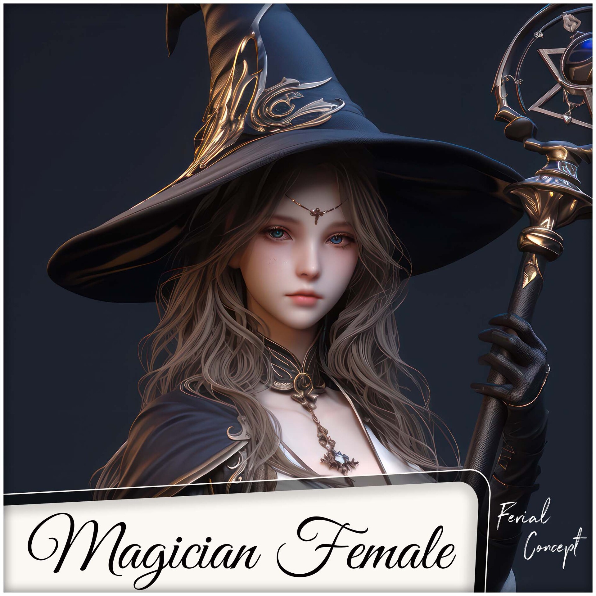 ArtStation - 🔹250 Magician Female - Anime Character Reference Image ...