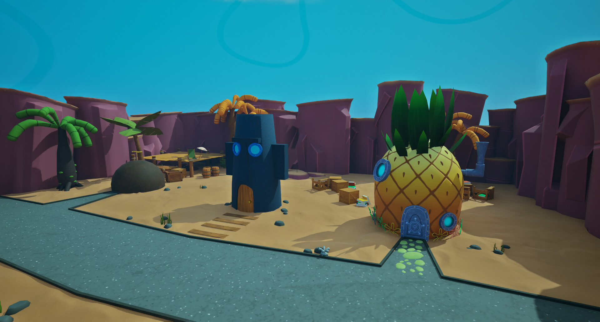 ArtStation - The neighboor of Spongebob Squarepants